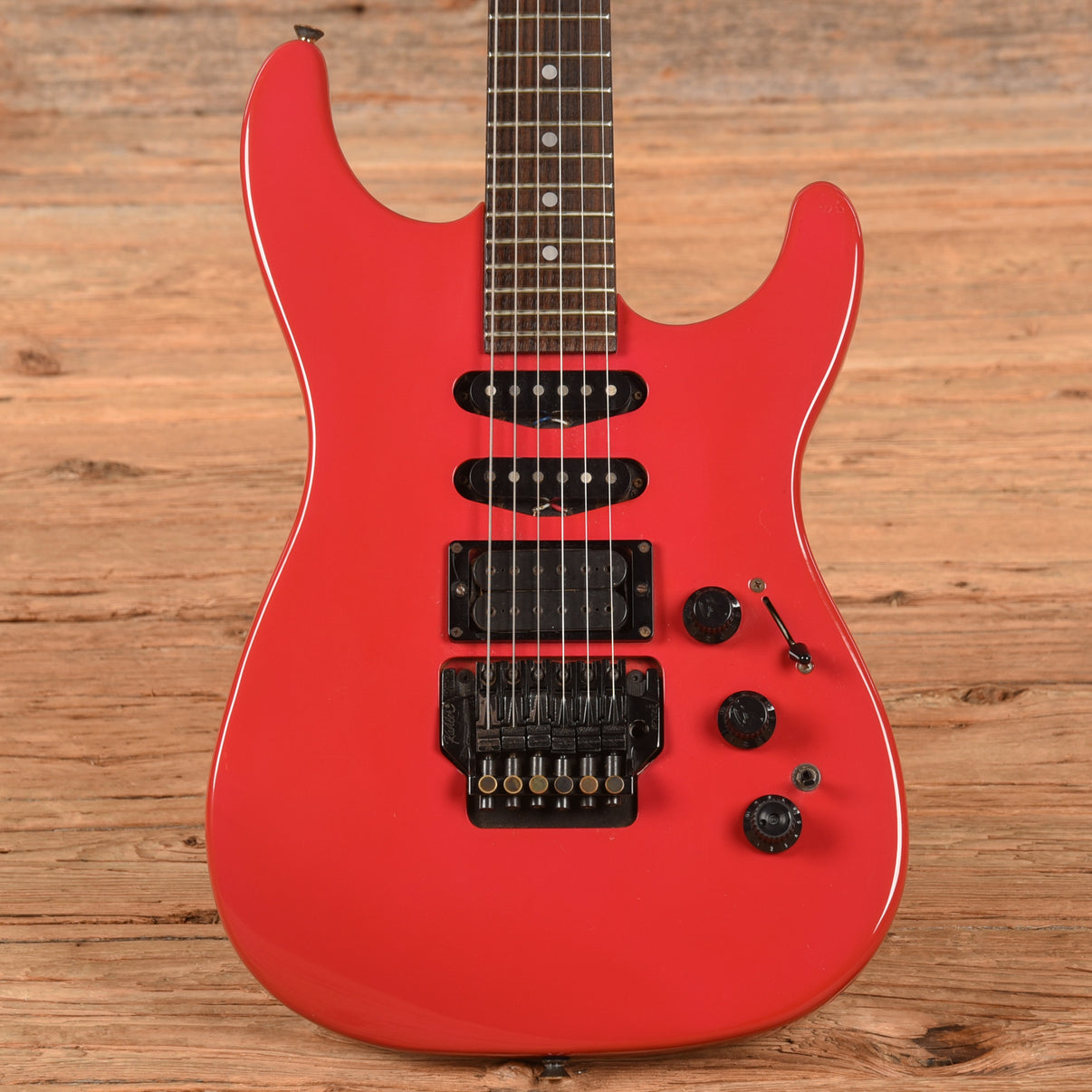 Fender HM Strat Razz Berry 1989 – Chicago Music Exchange