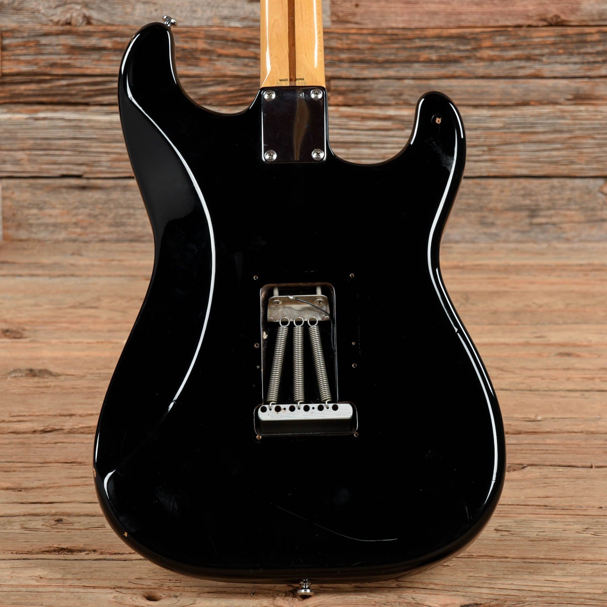 Fender Japan ST-57 Stratocaster Black 1994 LEFTY – Chicago Music Exchange