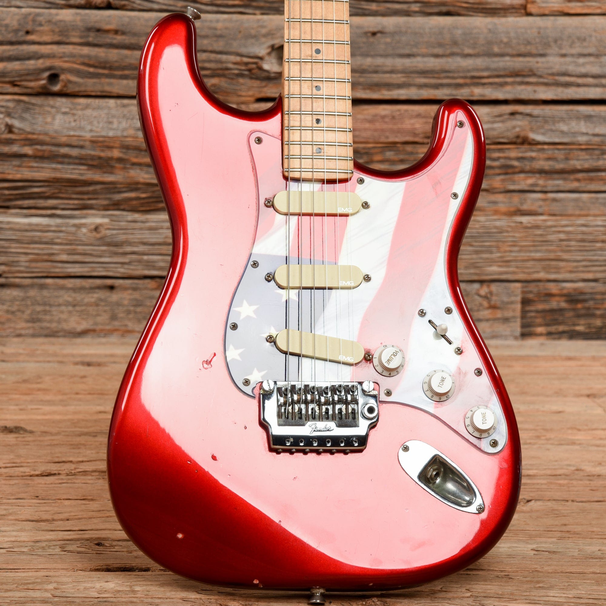 Fender Japan Stratocaster w/S1 Tremolo Red 1980s – Chicago Music Exchange