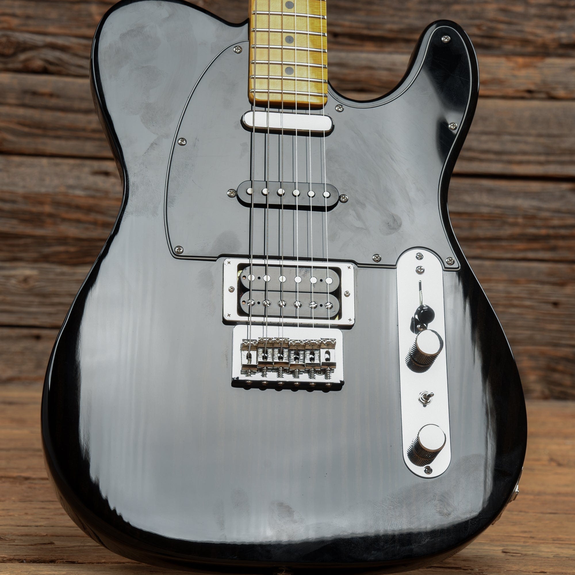 Fender Modern Player Telecaster Plus Charcoal Transparent 2016 ...