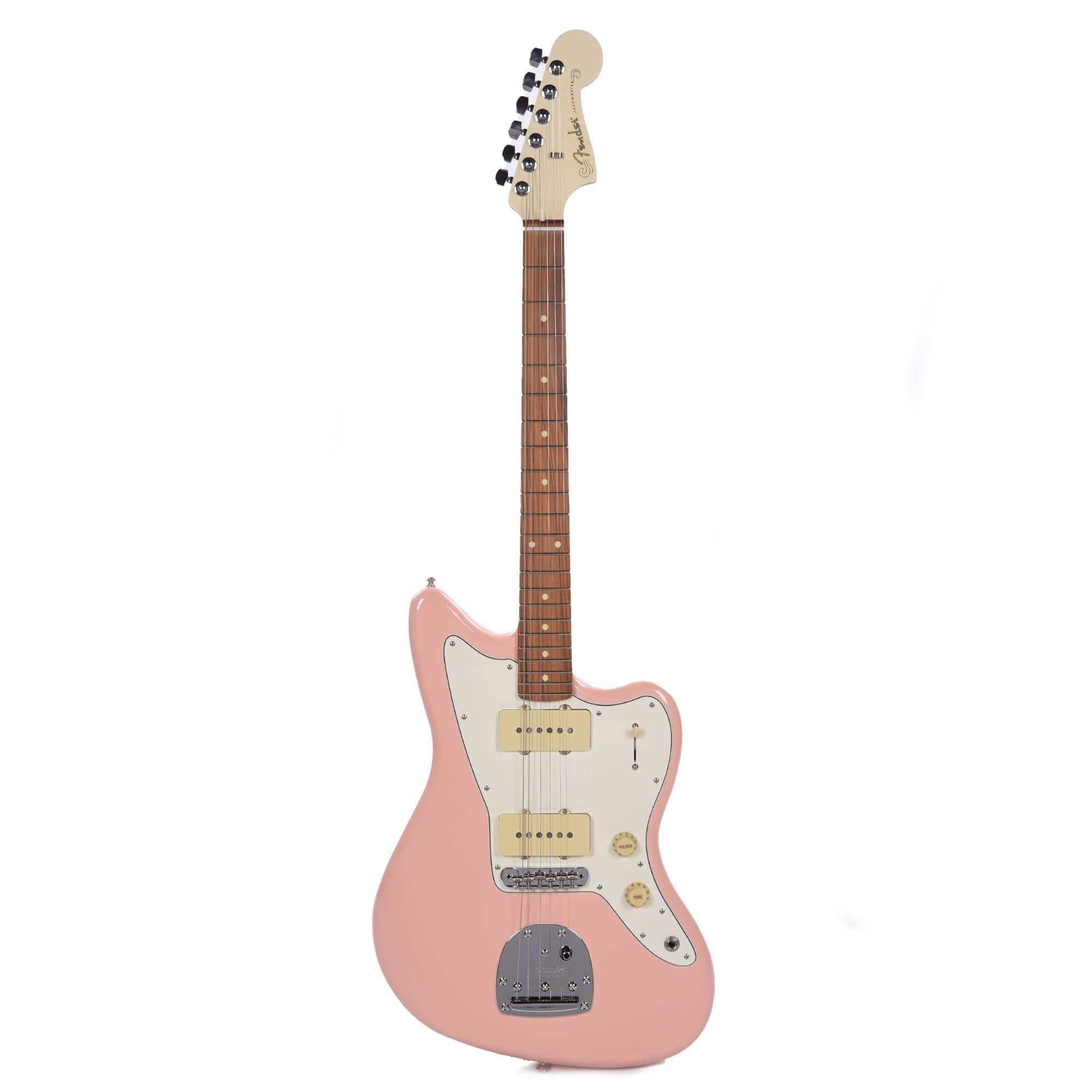 Fender Player Jazzmaster Shell Pink w/Olympic White Headcap, Pure Vint ...