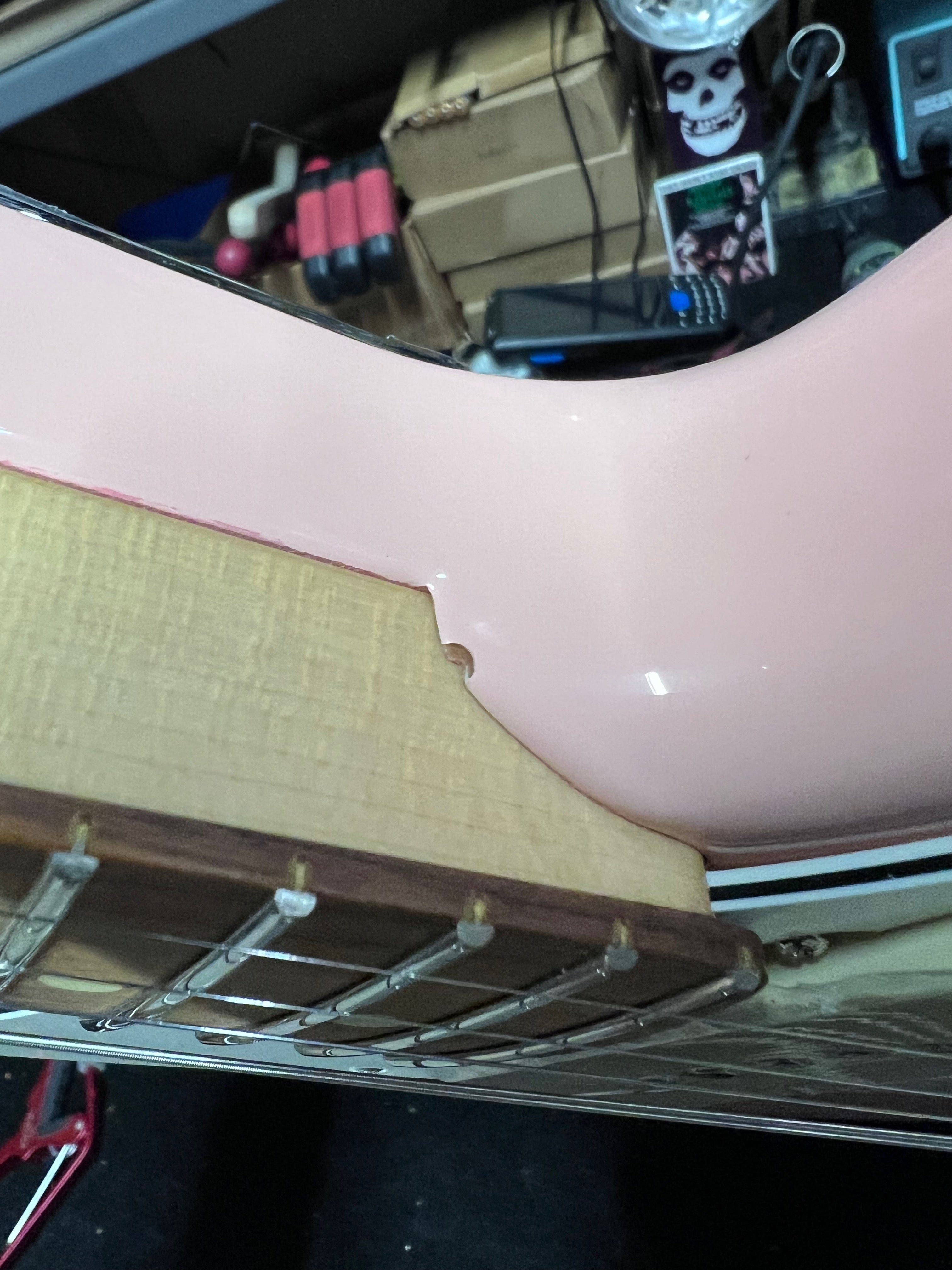 Fender Player Jazzmaster Shell Pink w/Olympic White Headcap, Pure Vint ...