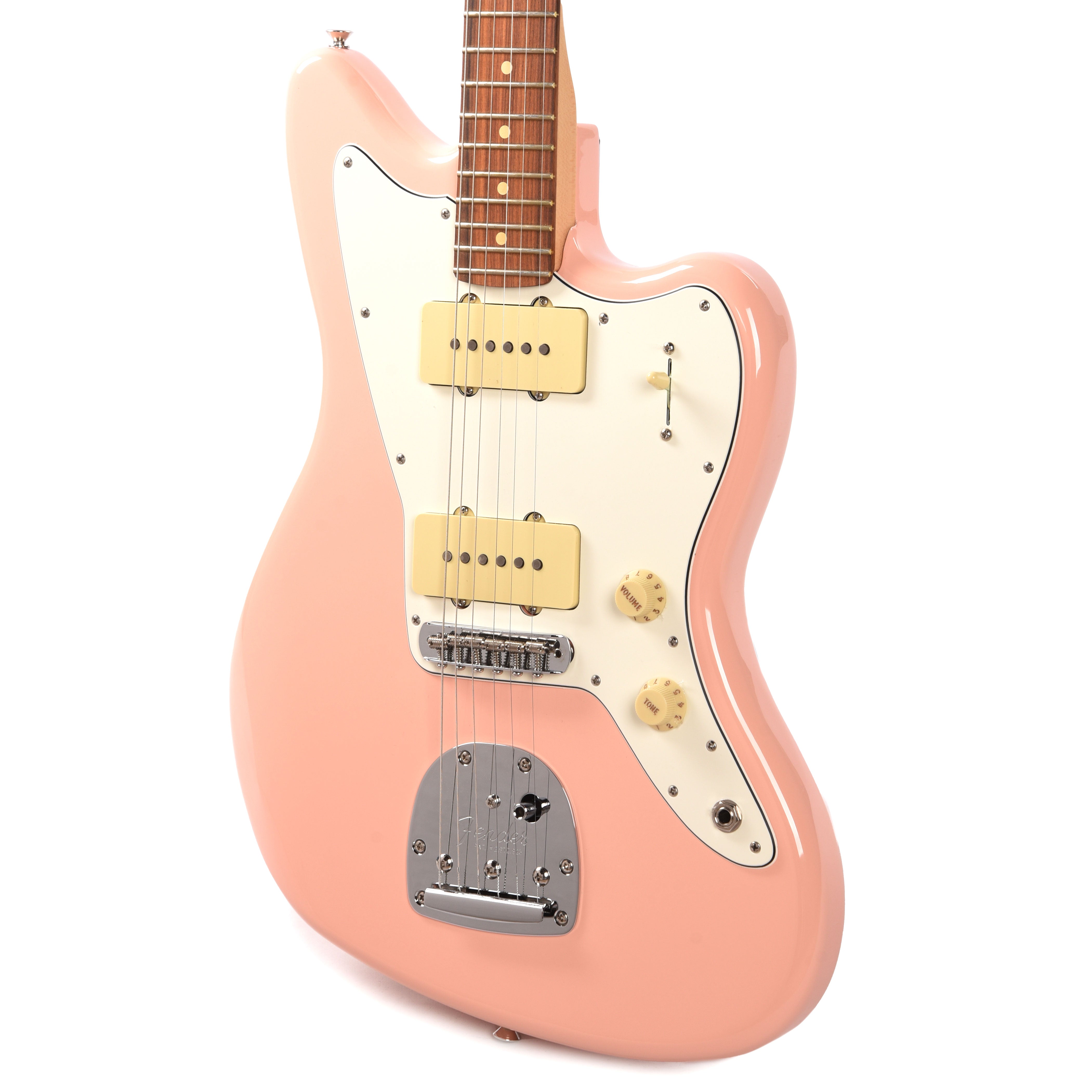 Fender Player Jazzmaster Shell Pink w/Olympic White Headcap, Pure Vint ...