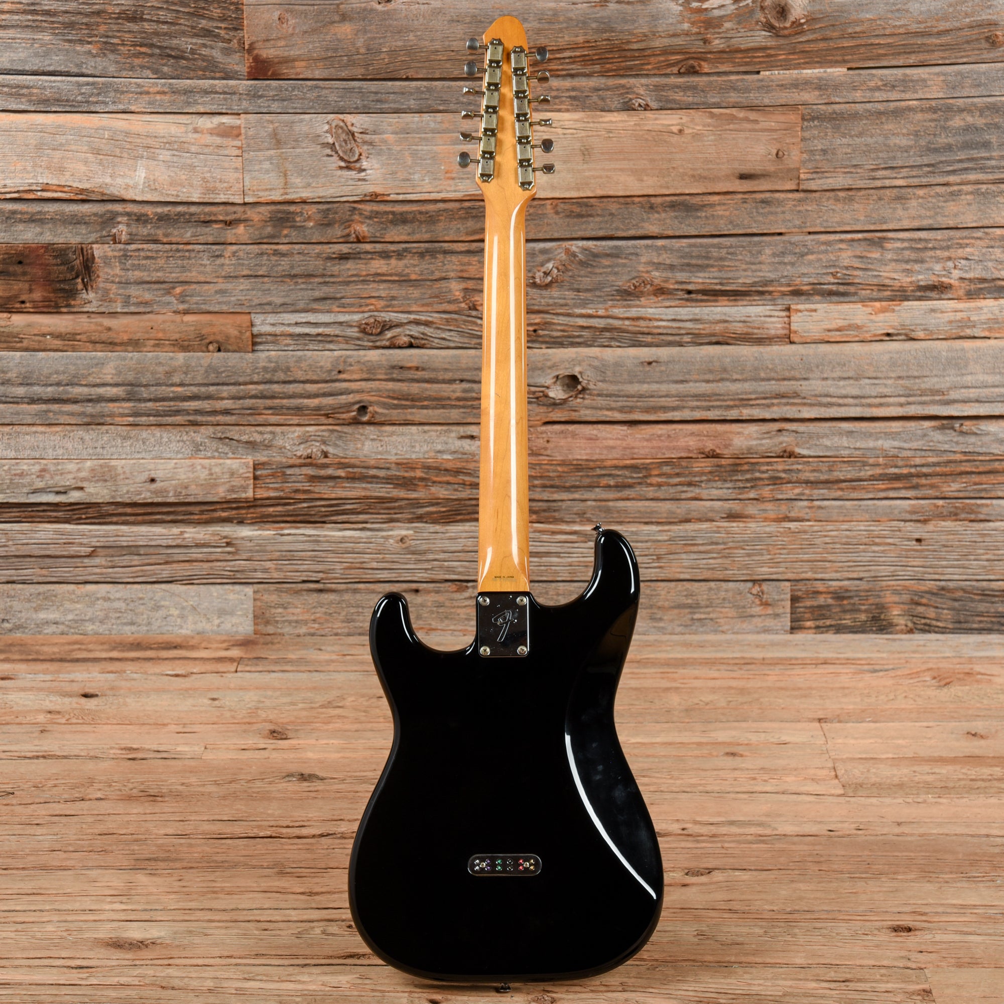 Fender ST-XII 12-String Stratocaster Black 1980s – Chicago Music Exchange