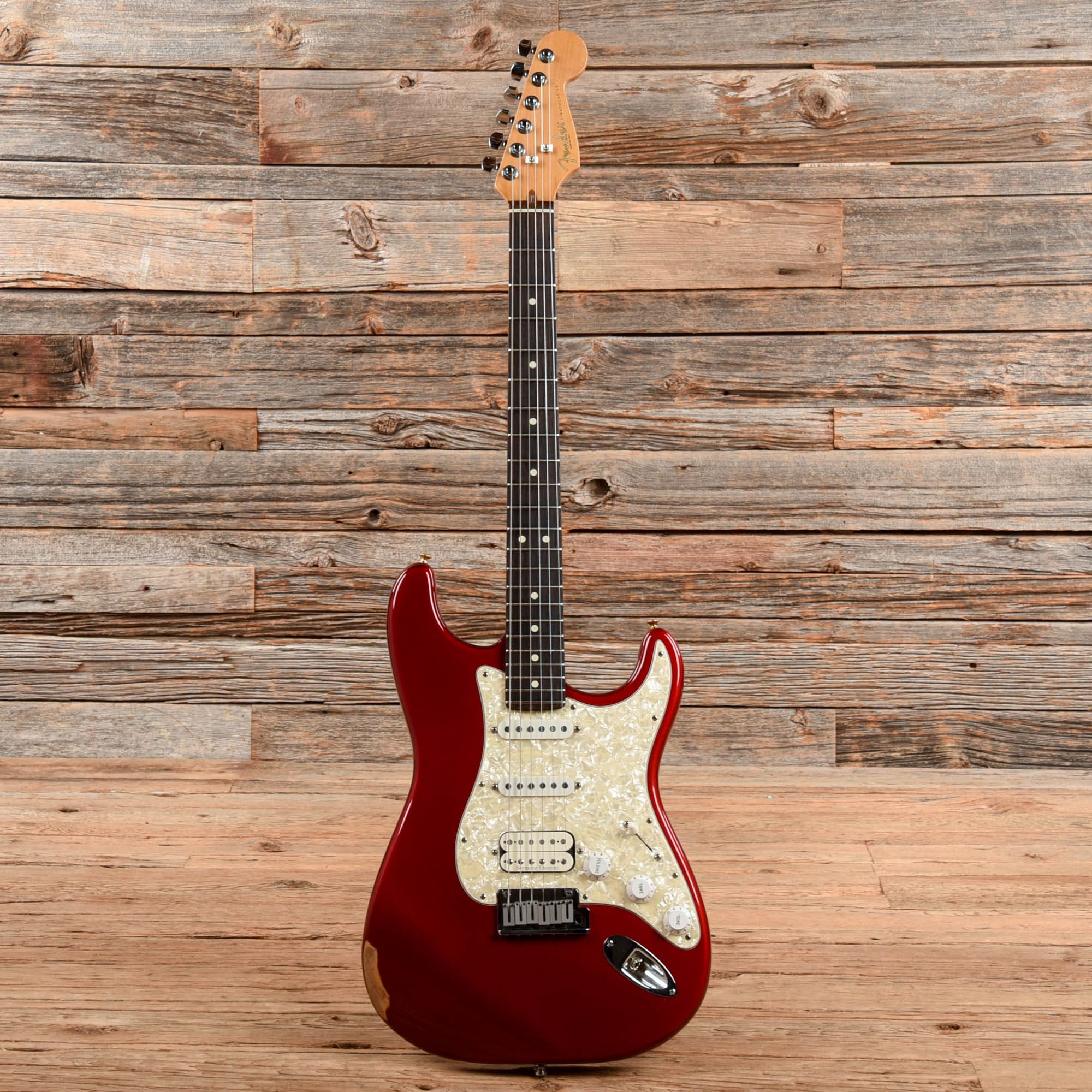 Fender US Lone Star Stratocaster HSS Candy Apple Red 1997 – Chicago ...