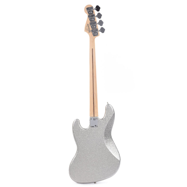 Fender Limited Edition Artist Mikey Way Jazz Bass Silver Sparkle w/Sig ...