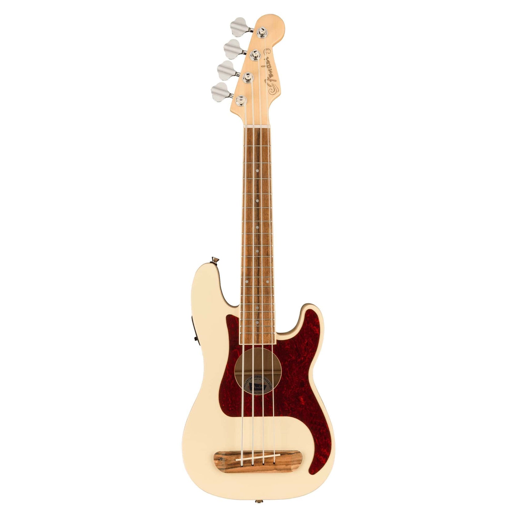 Fender Fullerton Precision Bass Ukulele Olympic White – Chicago Music ...