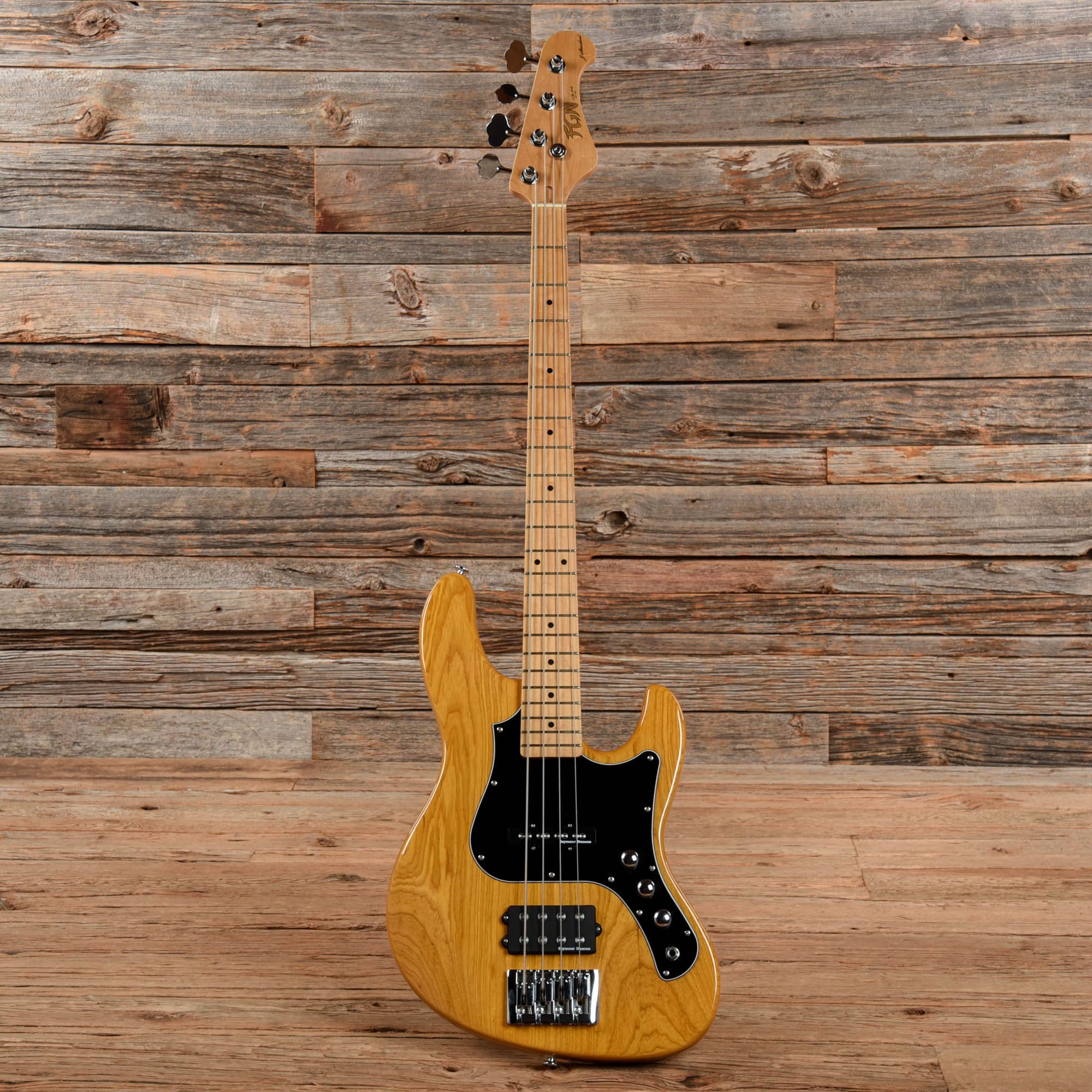 FGN J-Standard Mighty Jazz Bass Natural – Chicago Music Exchange