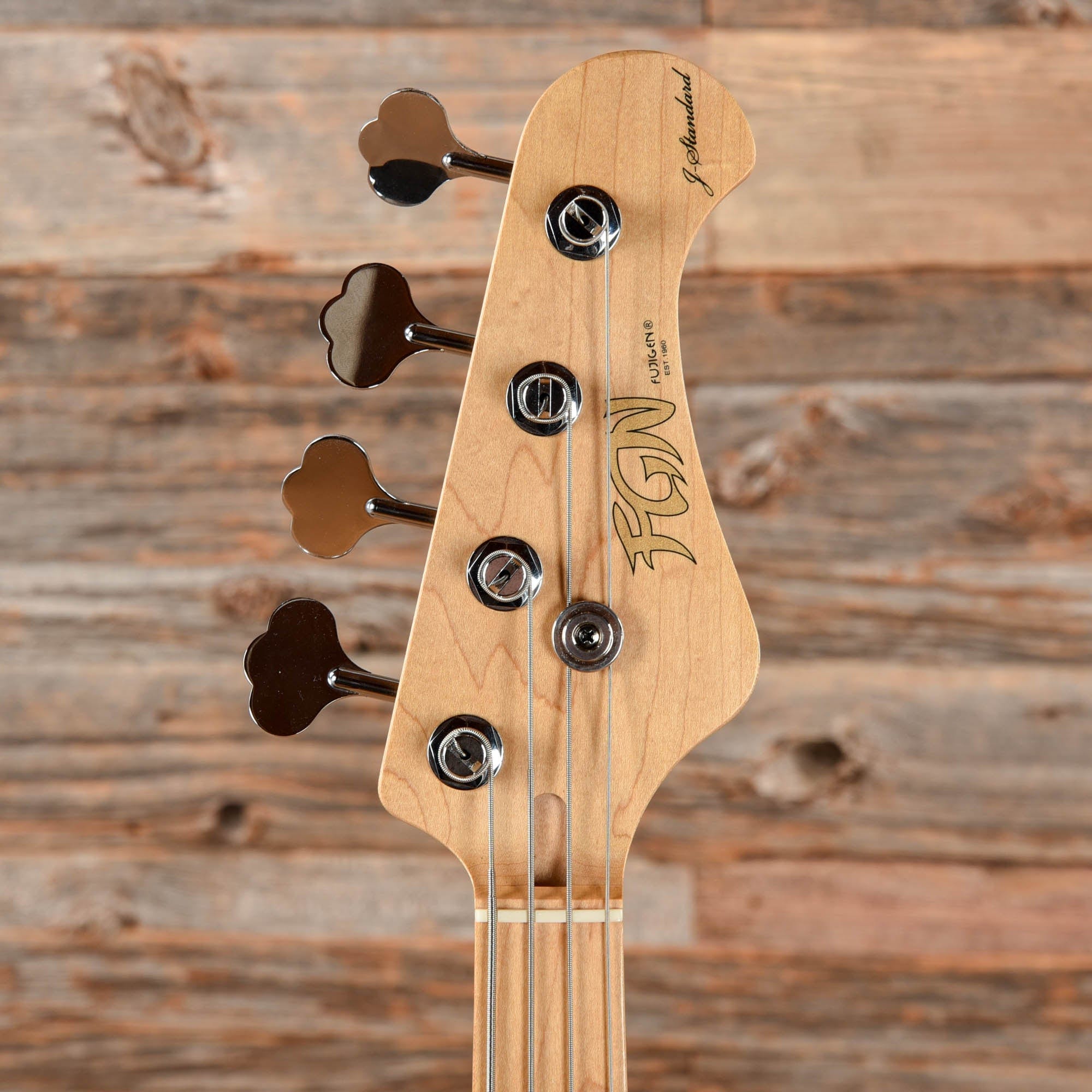 FGN J-Standard Mighty Jazz Bass Natural – Chicago Music Exchange