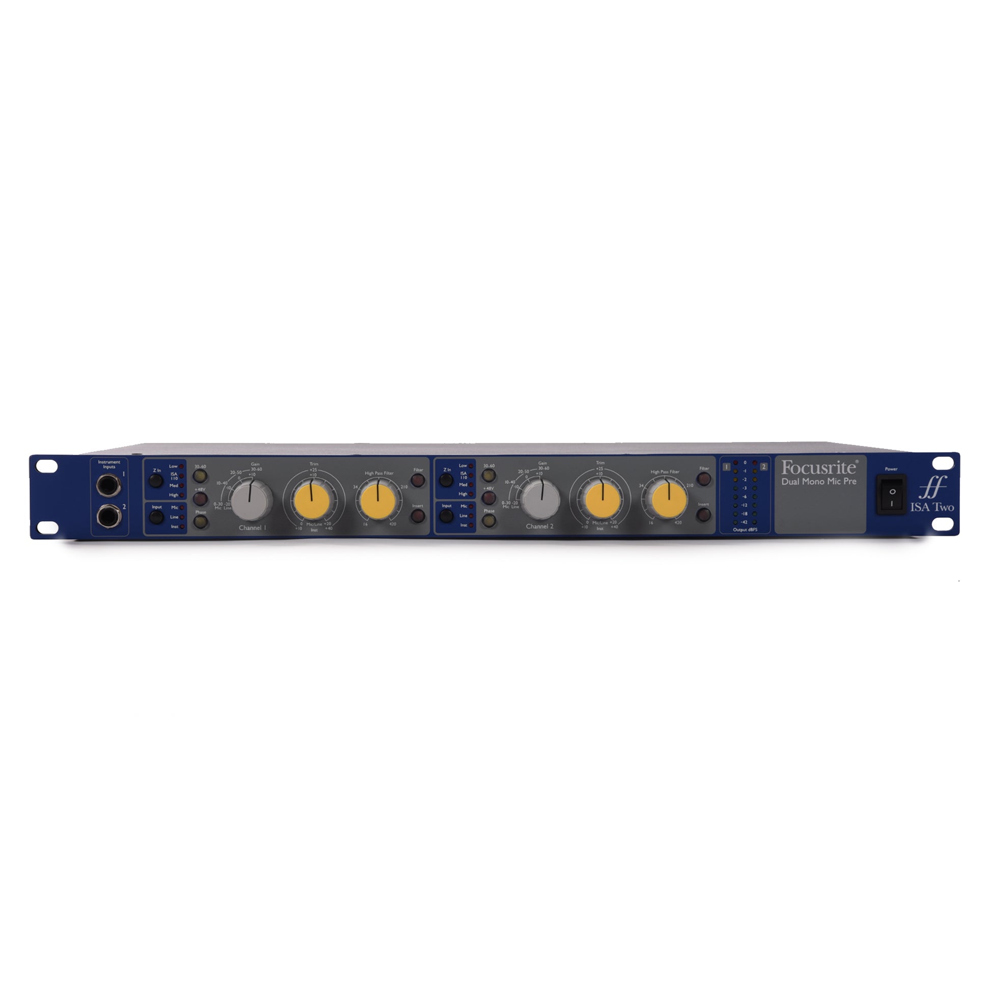 Focusrite ISA Two 2-channel Microphone Preamp – Chicago Music Exchange