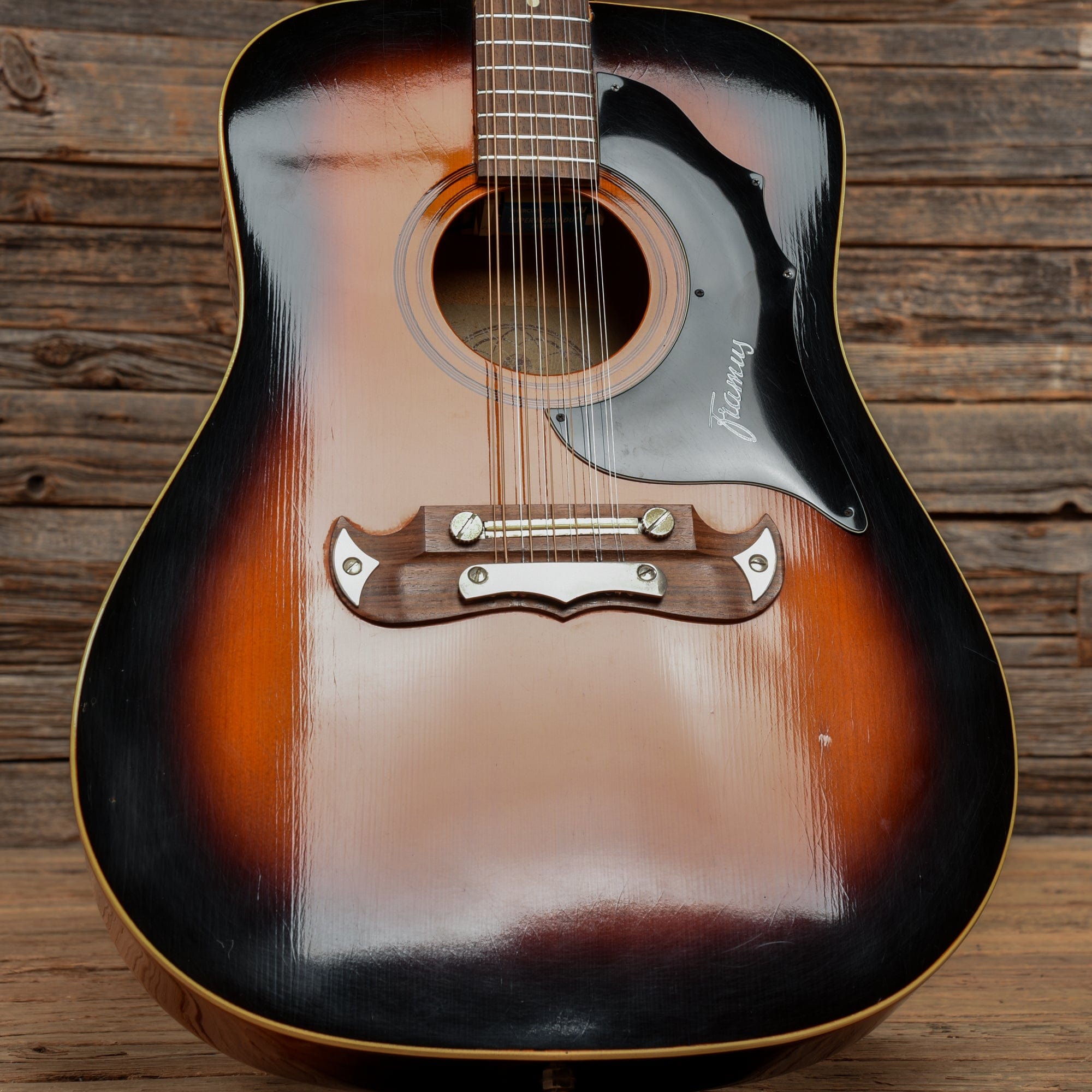 Framus Texan 51296 12 String Sunburst 1960s – Chicago Music Exchange