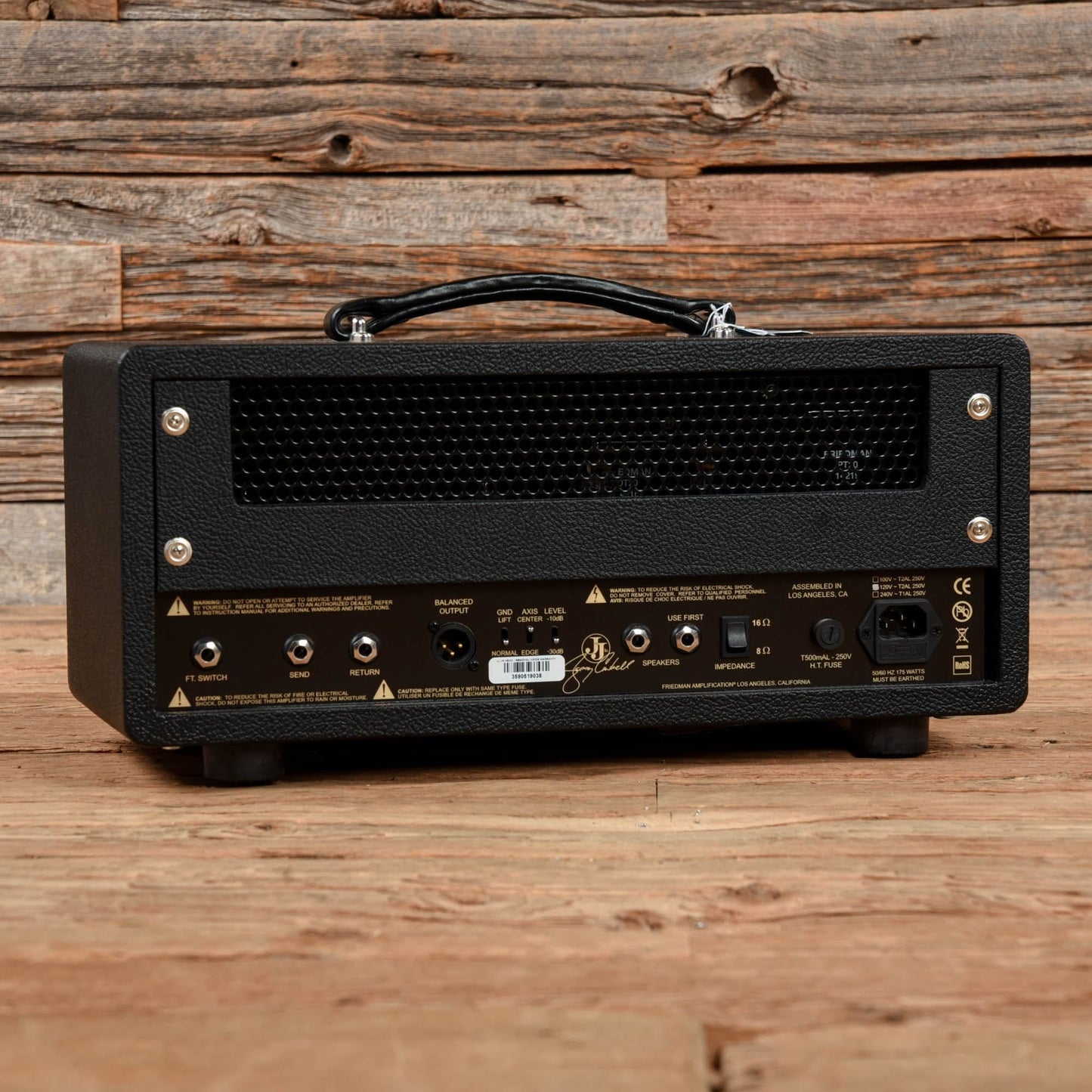 Friedman JJ Junior Jerry Cantrell 2-Channel 20-Watt Guitar Amp Head ...