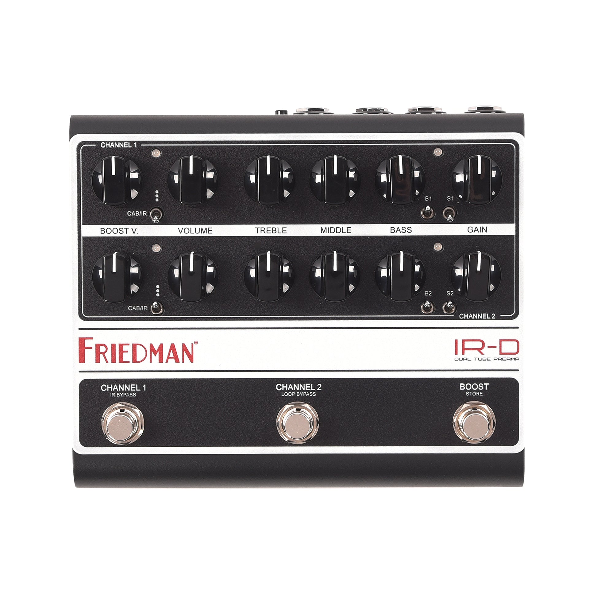 Friedman IR-D 2-Channel All-Tube High Voltage Preamp Pedal – Chicago ...