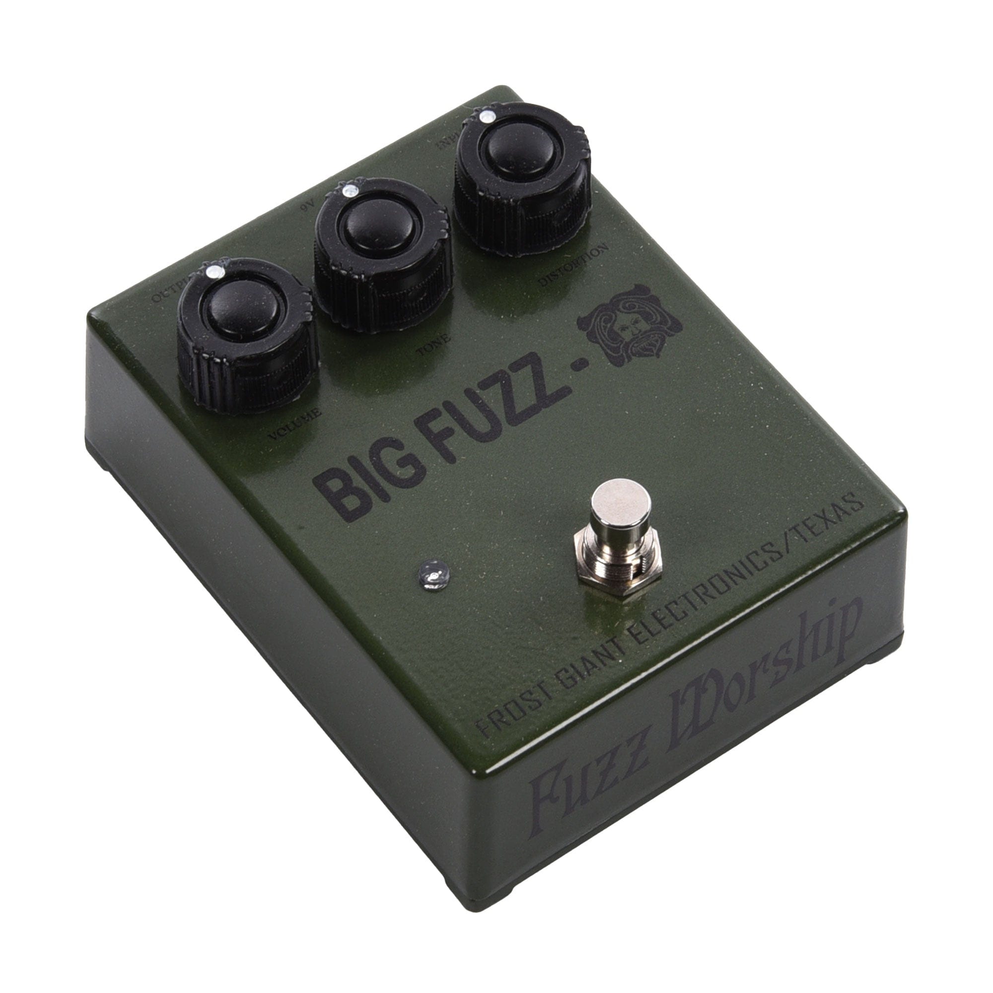 Frost Giant Special Run Big Fuzz Pedal Green – Chicago Music Exchange