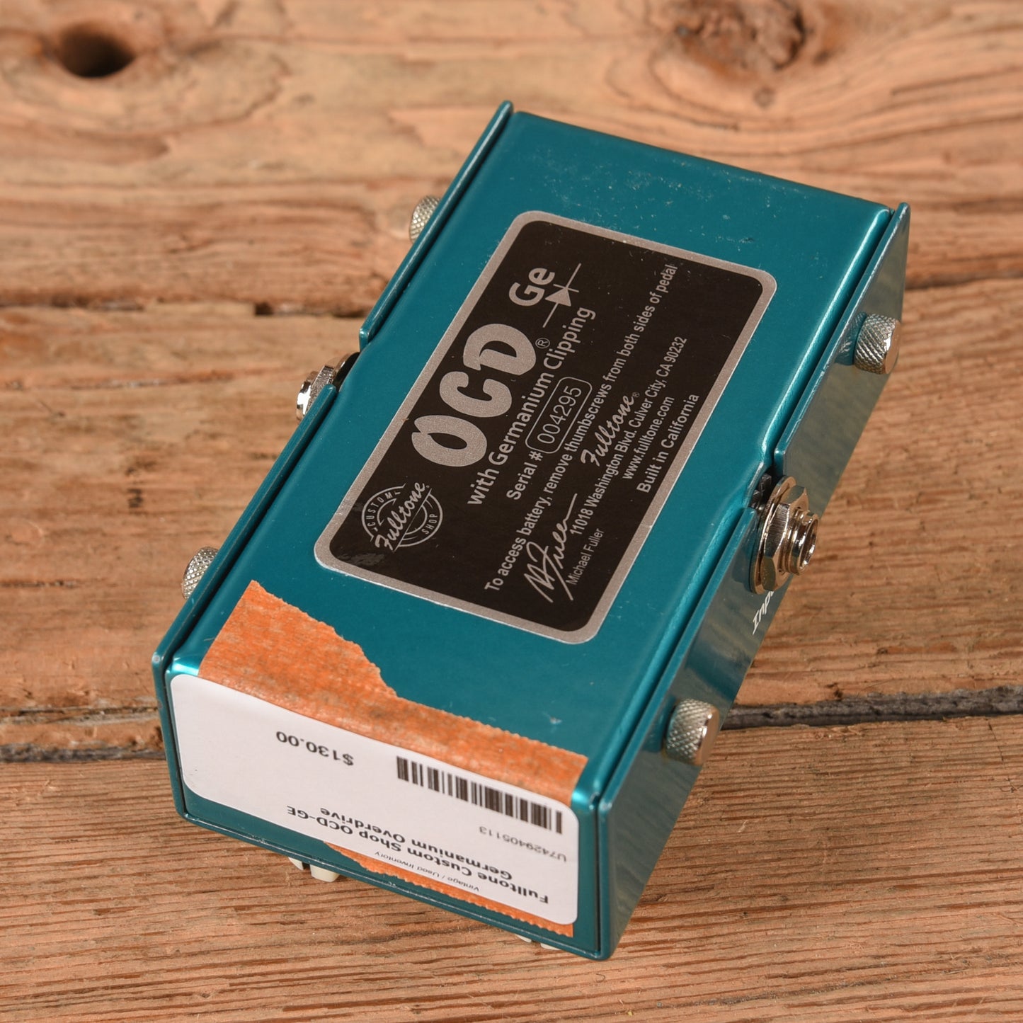 Fulltone Custom Shop OCD-GE Germanium Overdrive – Chicago Music Exchange