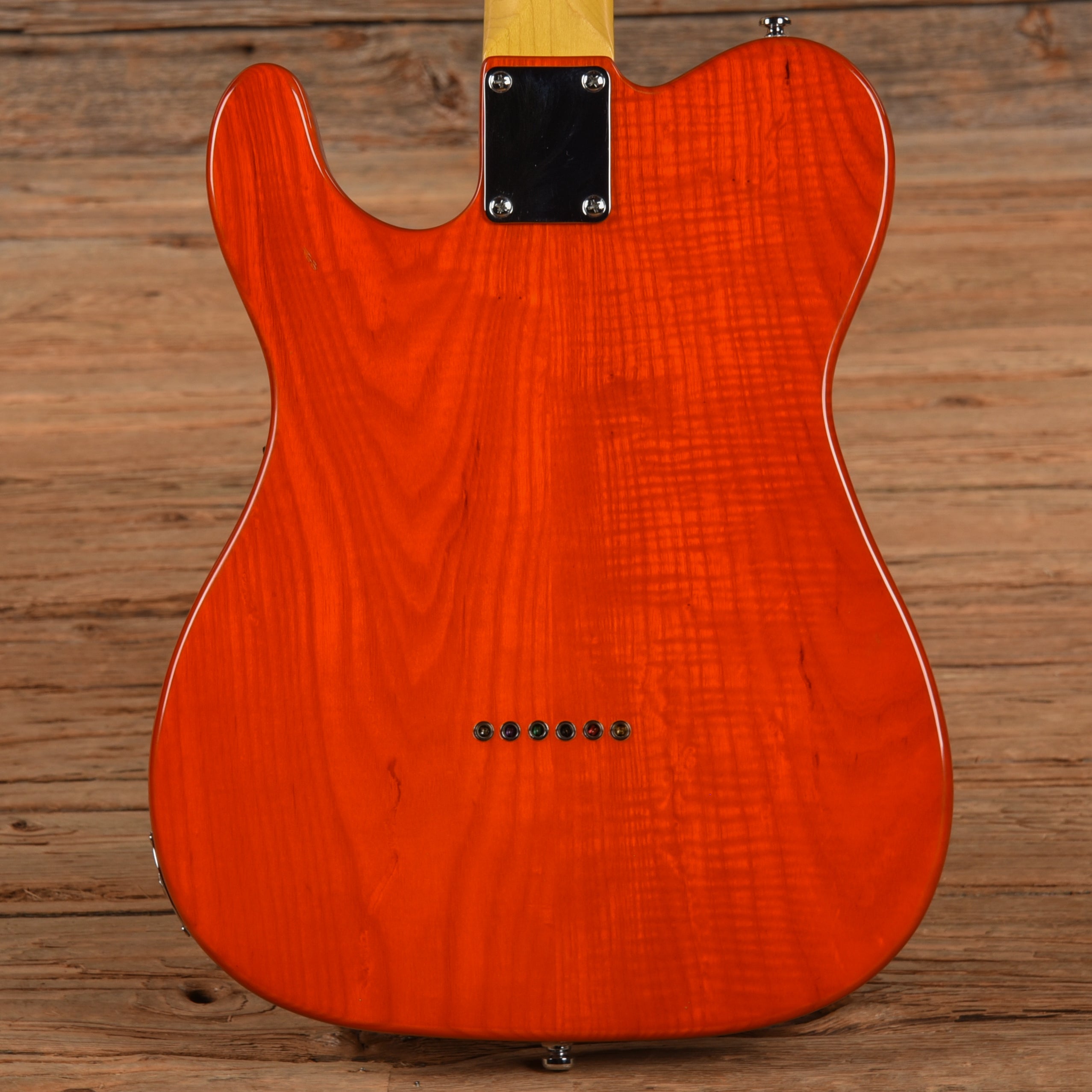 G&L Tribute Series ASAT Classic Bluesboy Semi-Hollow Transparent Orang ...