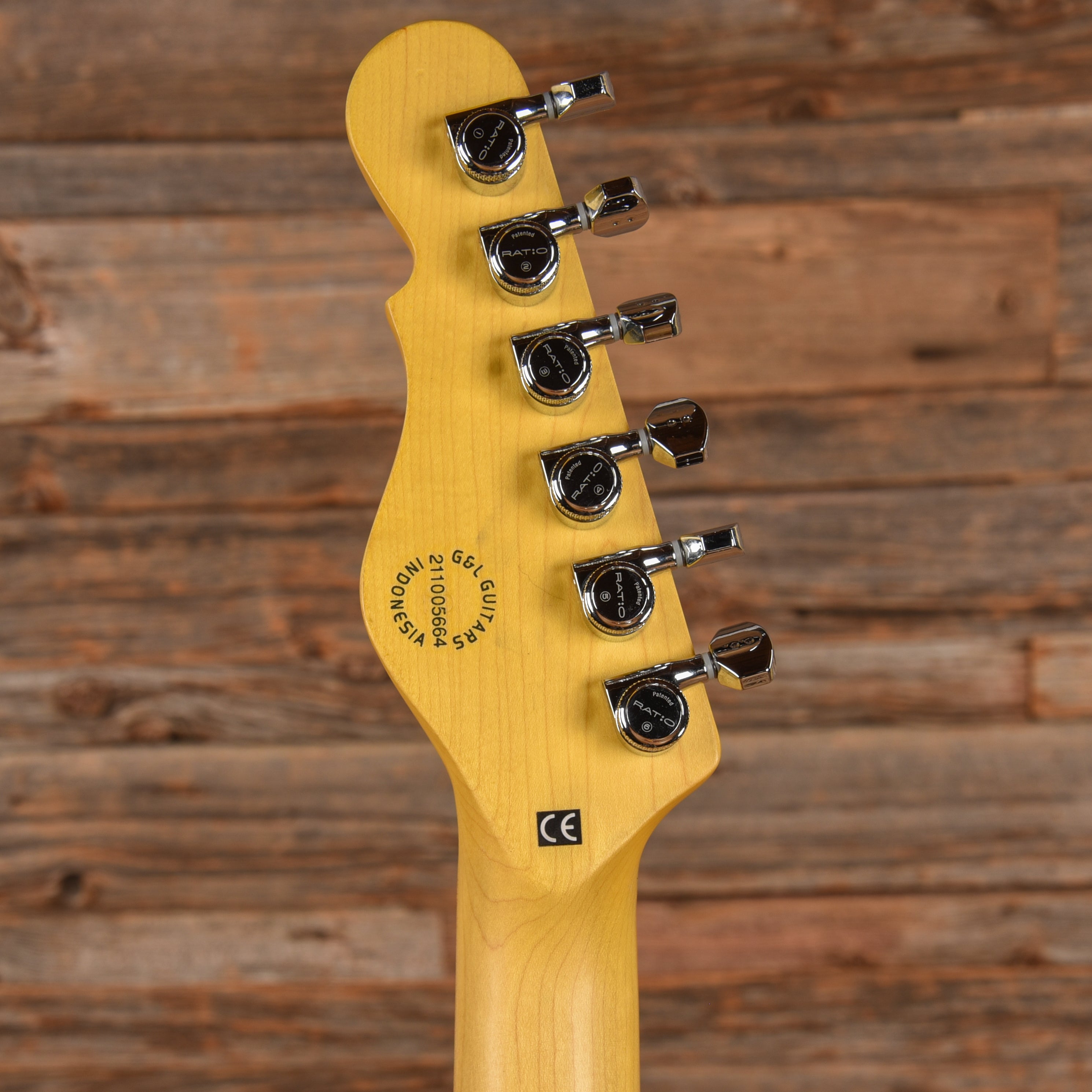 G&L Tribute Series ASAT Classic Bluesboy Semi-Hollow Transparent Orang ...