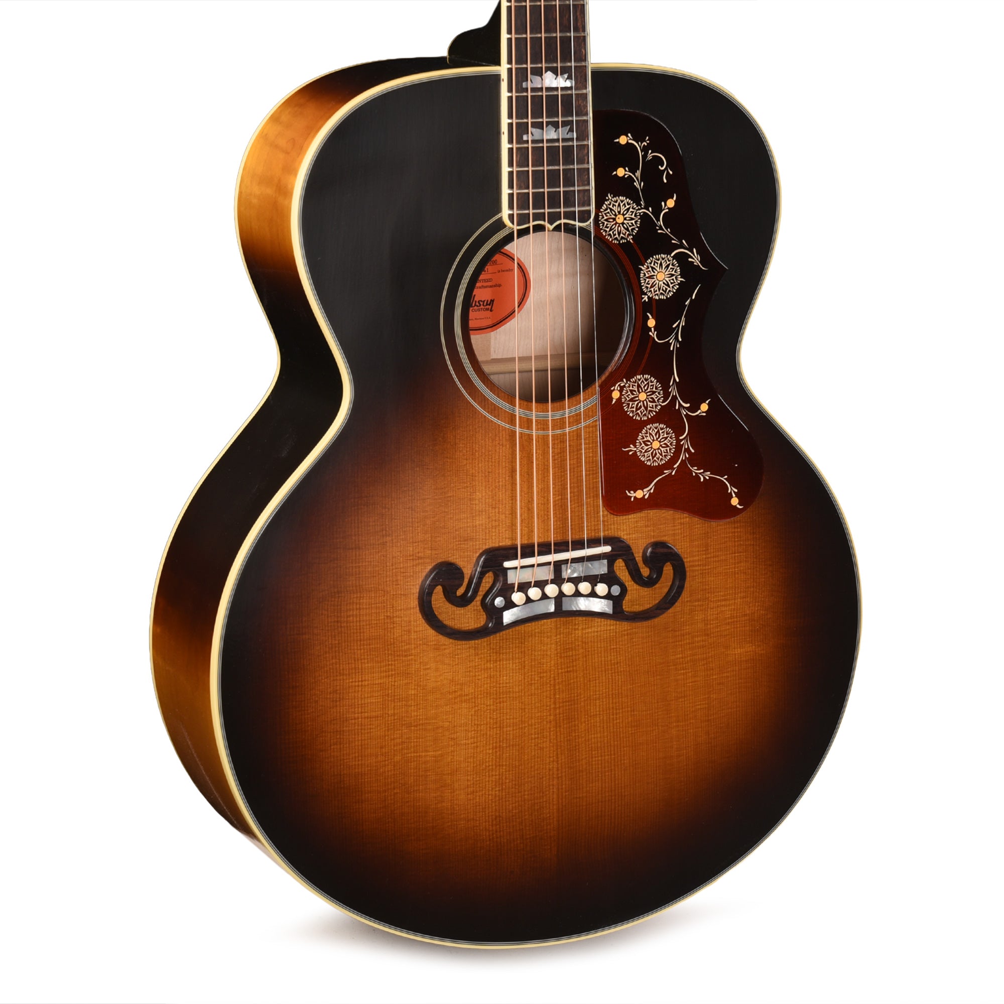 Gibson Custom Shop Historic Reissue 1957 SJ-200 Vintage Sunburst ...