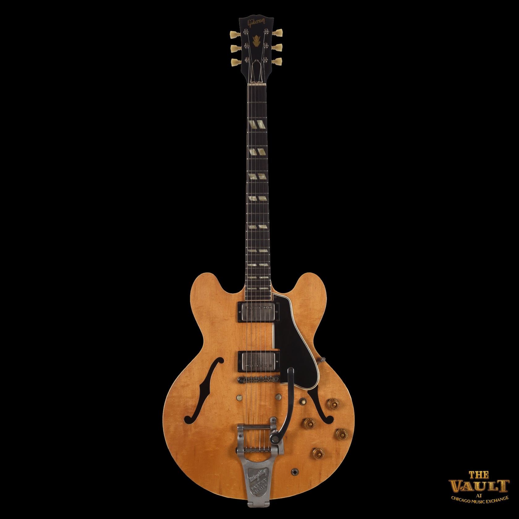 Gibson ES-335 Custom Inlays Natural 1960 – Chicago Music Exchange