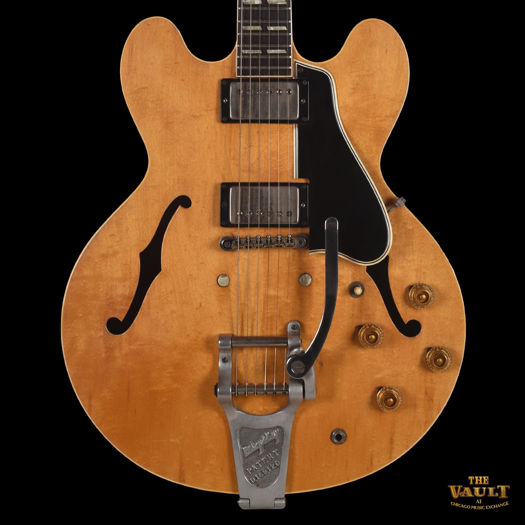 Gibson ES-335 Custom Inlays Natural 1960 – Chicago Music Exchange