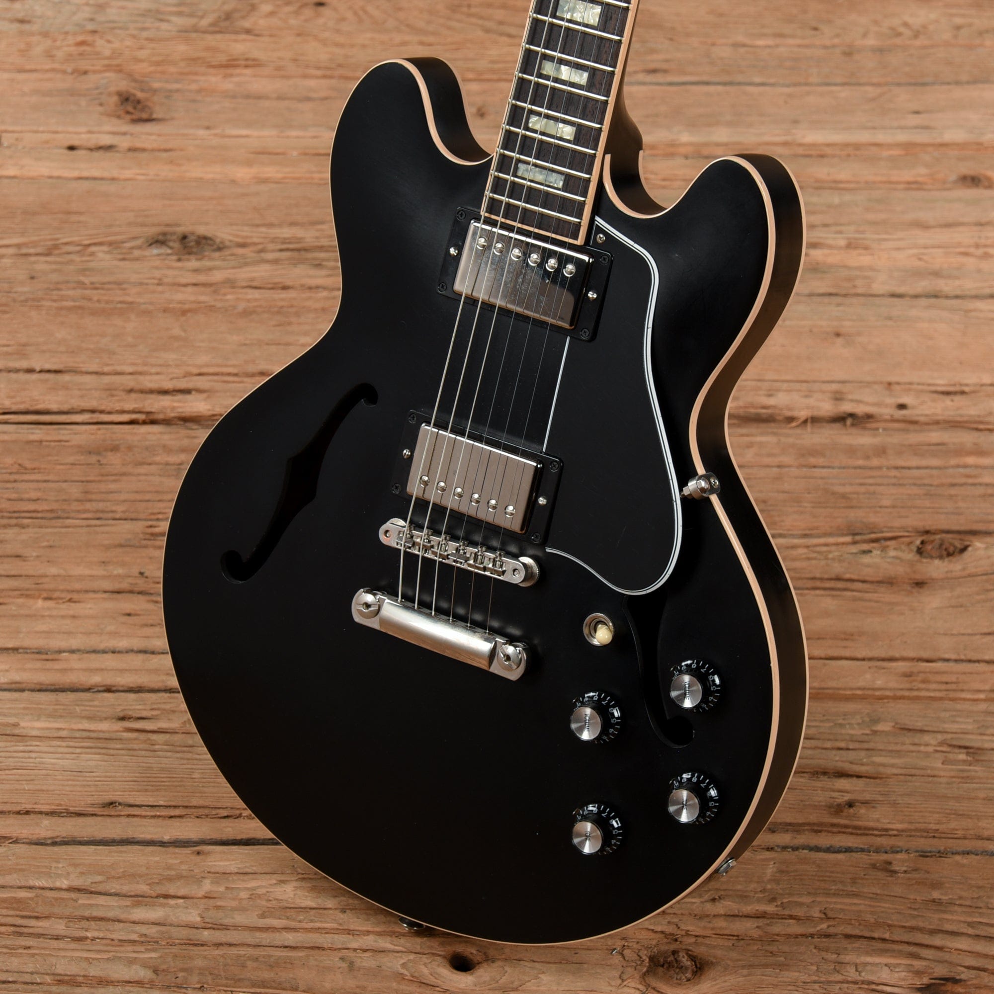 Gibson ES-339 Satin Satin Ebony 2017 – Chicago Music Exchange