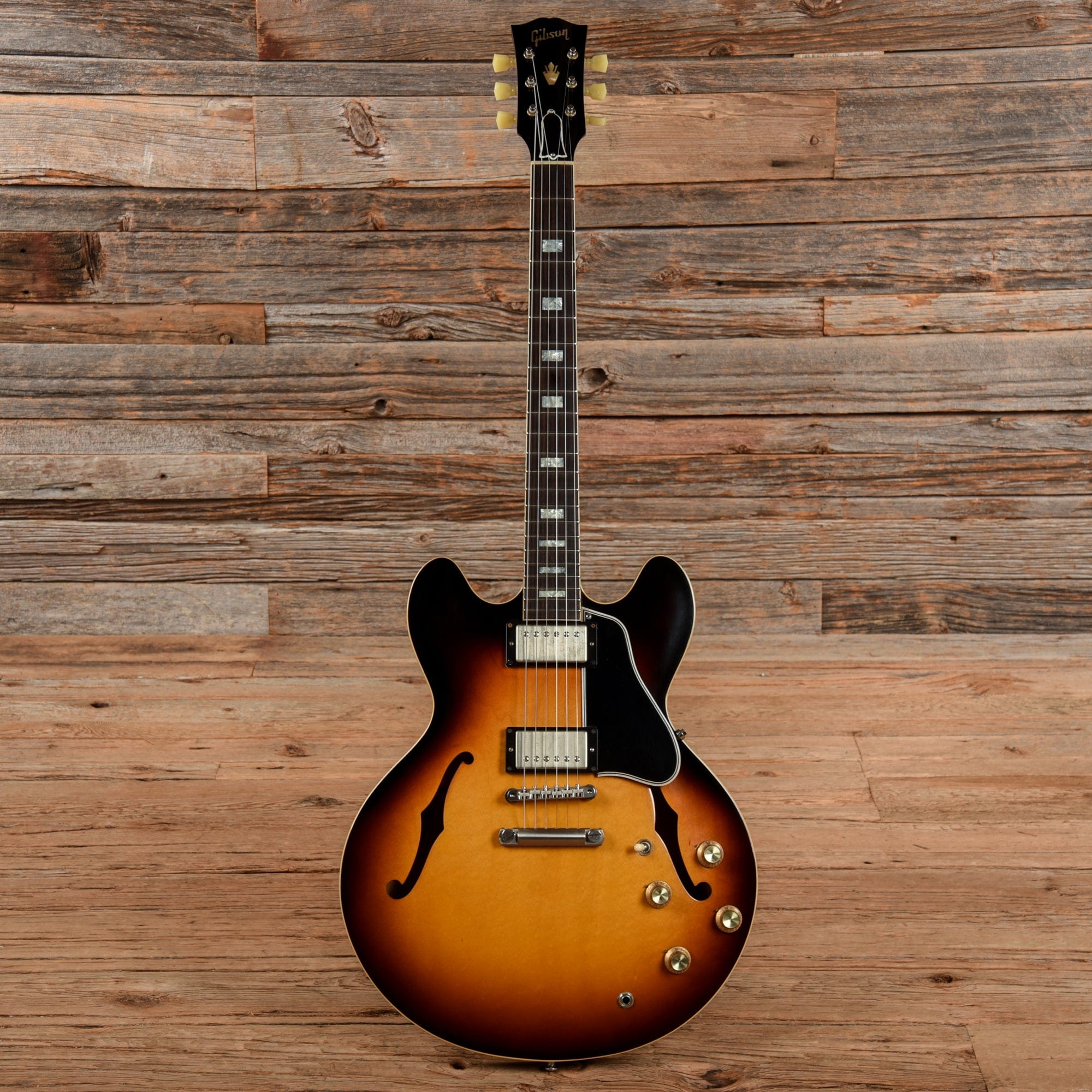 Gibson Memphis 63 ES-335 Block Sunburst 2018 – Chicago Music Exchange