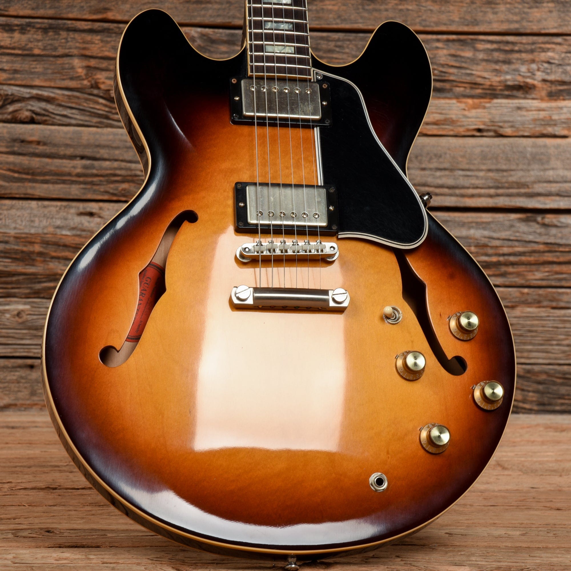 Gibson Memphis 63 ES-335 Block Sunburst 2018 – Chicago Music Exchange