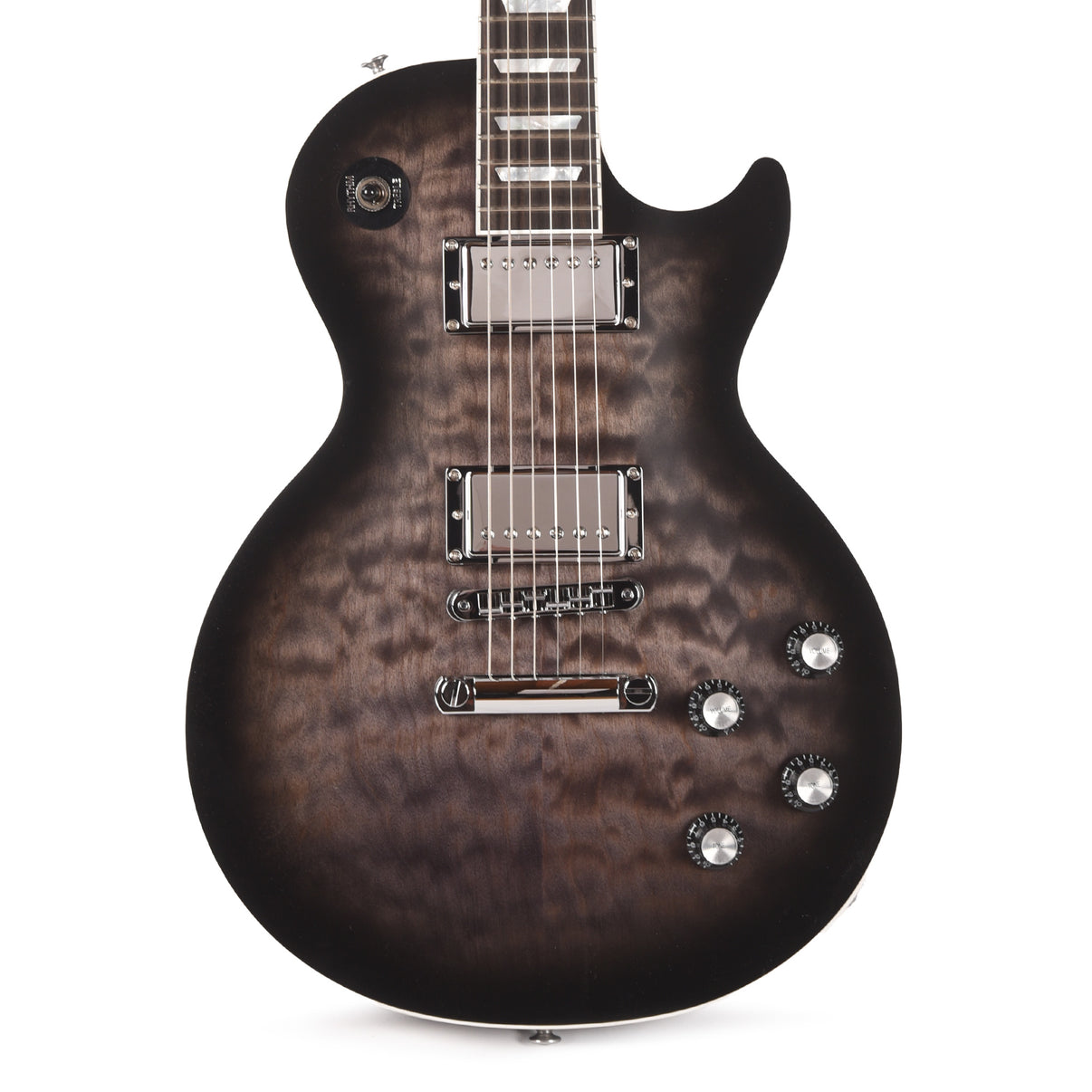 Gibson Artist Mark Morton Les Paul Modern Quilt Translucent Ebony Burs ...