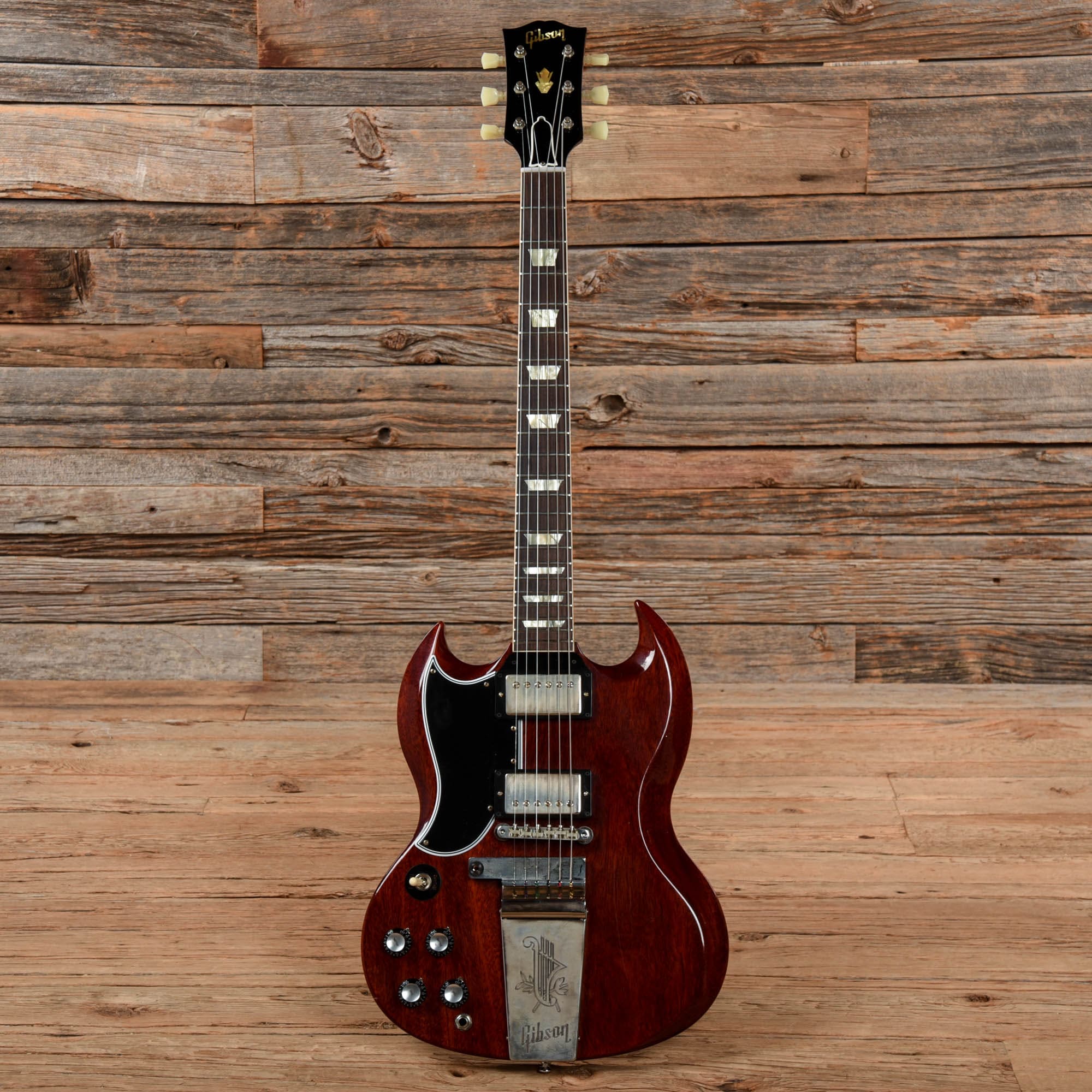 Gibson Custom 64 SG Standard Reissue w/ Maestro Vibrola Cherry – Chicago Music Exchange