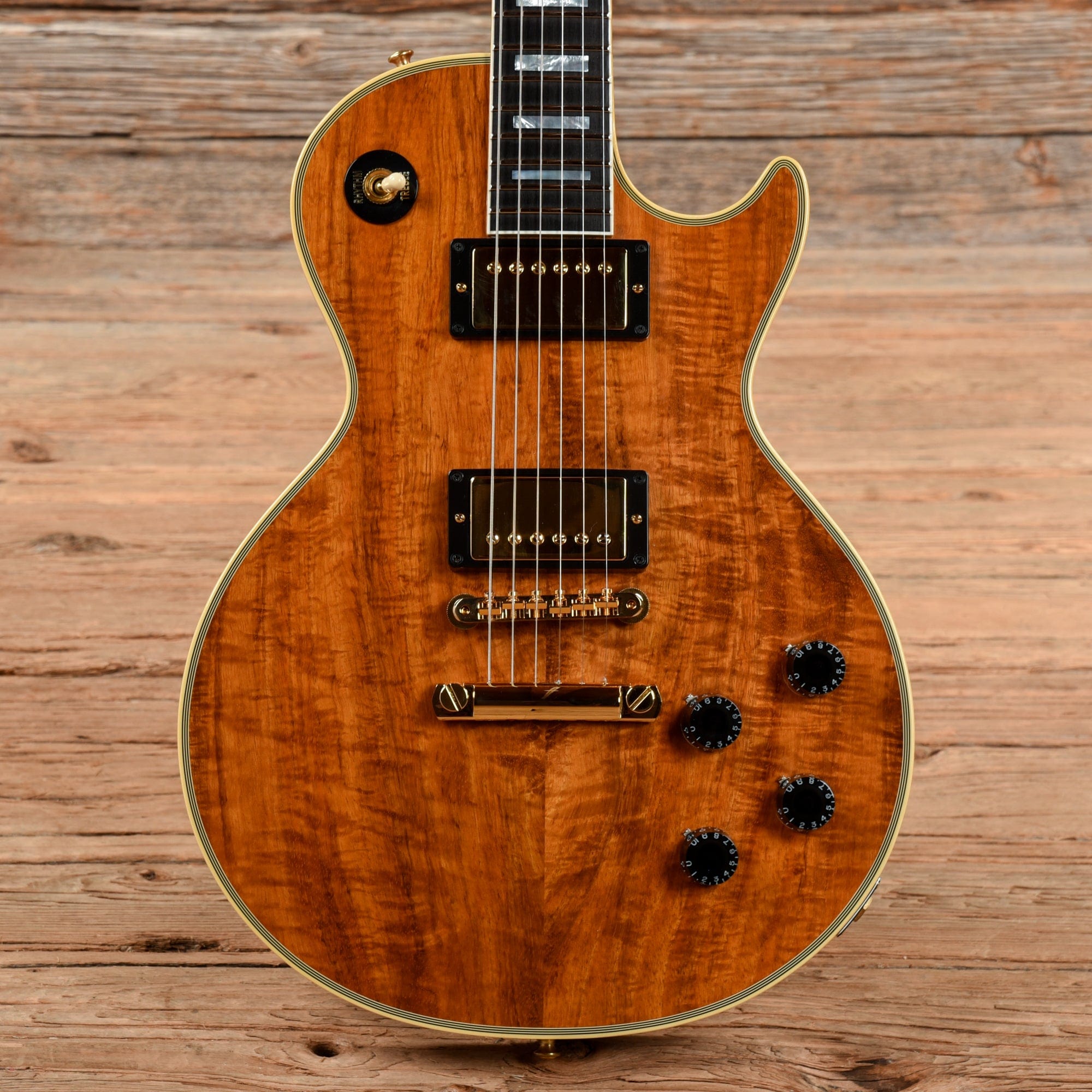 Gibson Custom 68 Les Paul Custom Koa Natural 2020 – Chicago Music Exchange
