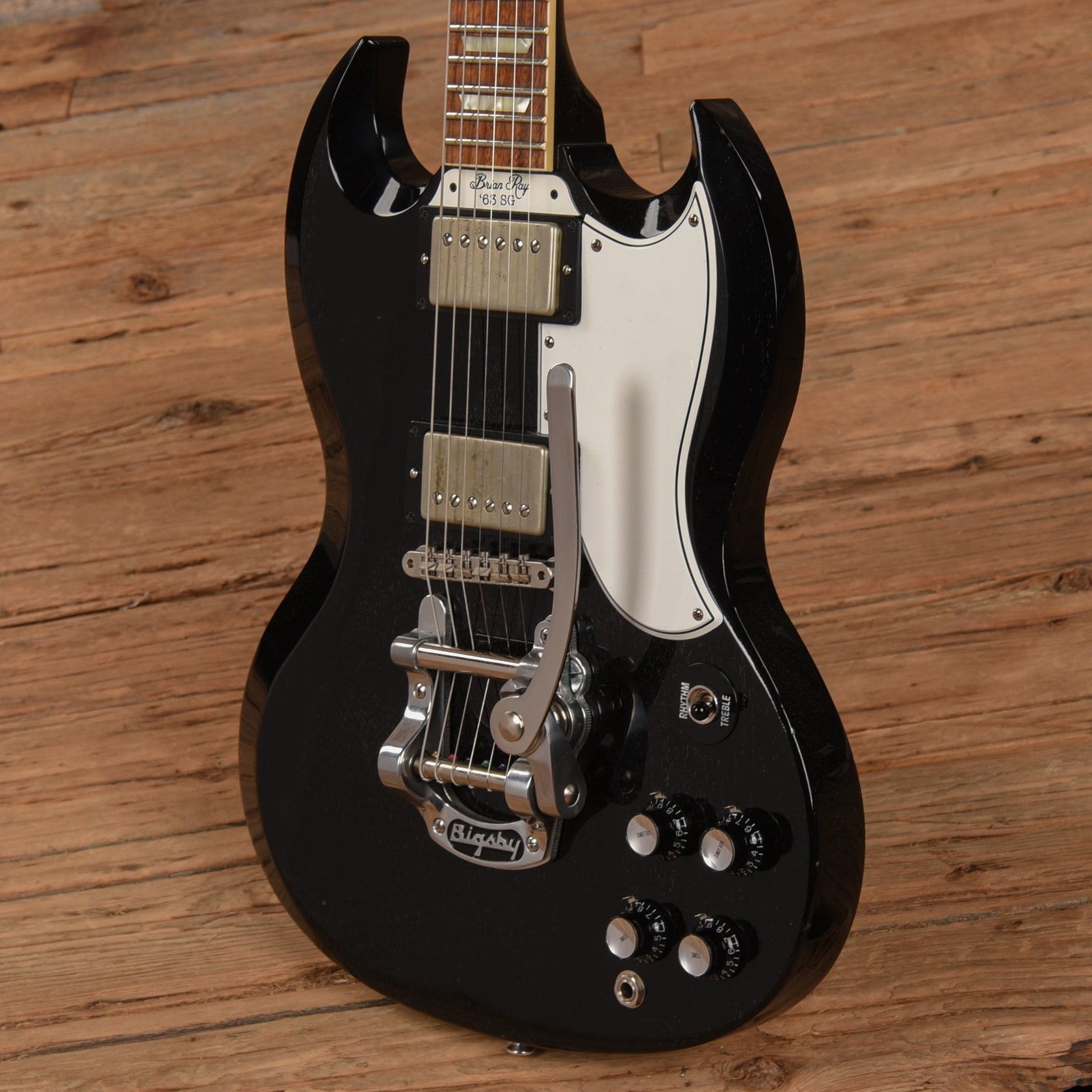 Gibson Custom Brian Ray ’63 SG Standard with Bigsby Silver Fox 2015 ...