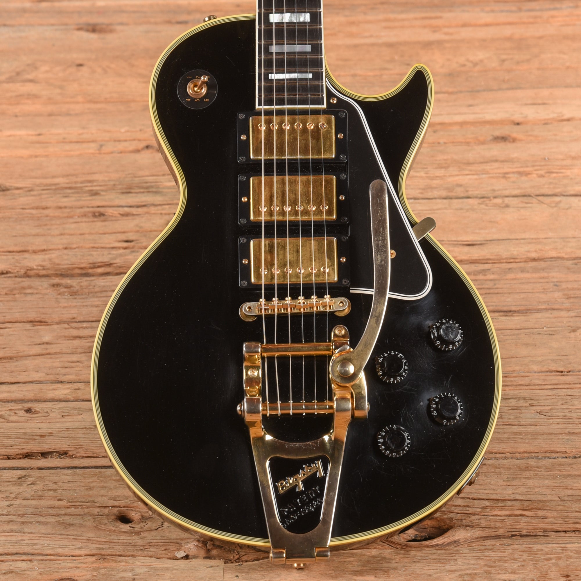 Gibson Custom Jimmy Page Les Paul Custom Ebony – Chicago Music Exchange