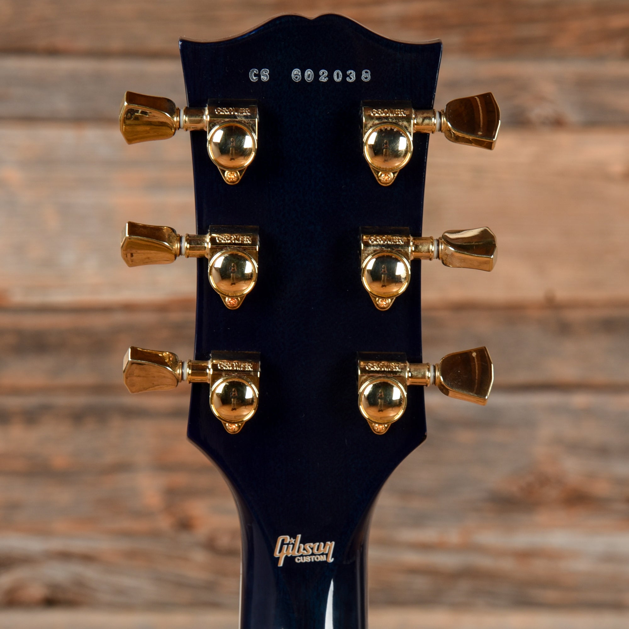 Gibson Custom Les Paul Custom Q Blue 2016 – Chicago Music Exchange