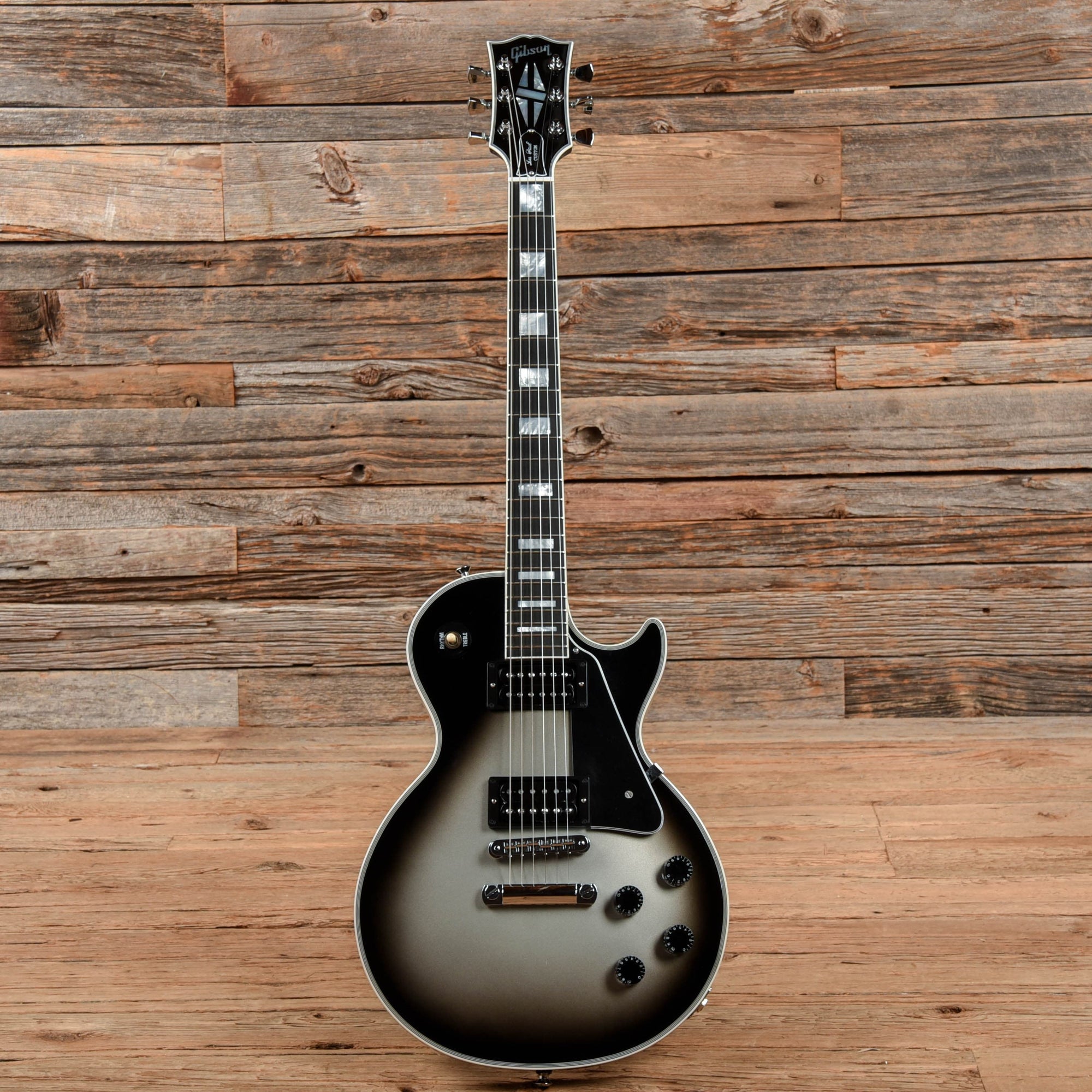 Gibson Custom Les Paul Custom Silverburst 2014 – Chicago Music Exchange