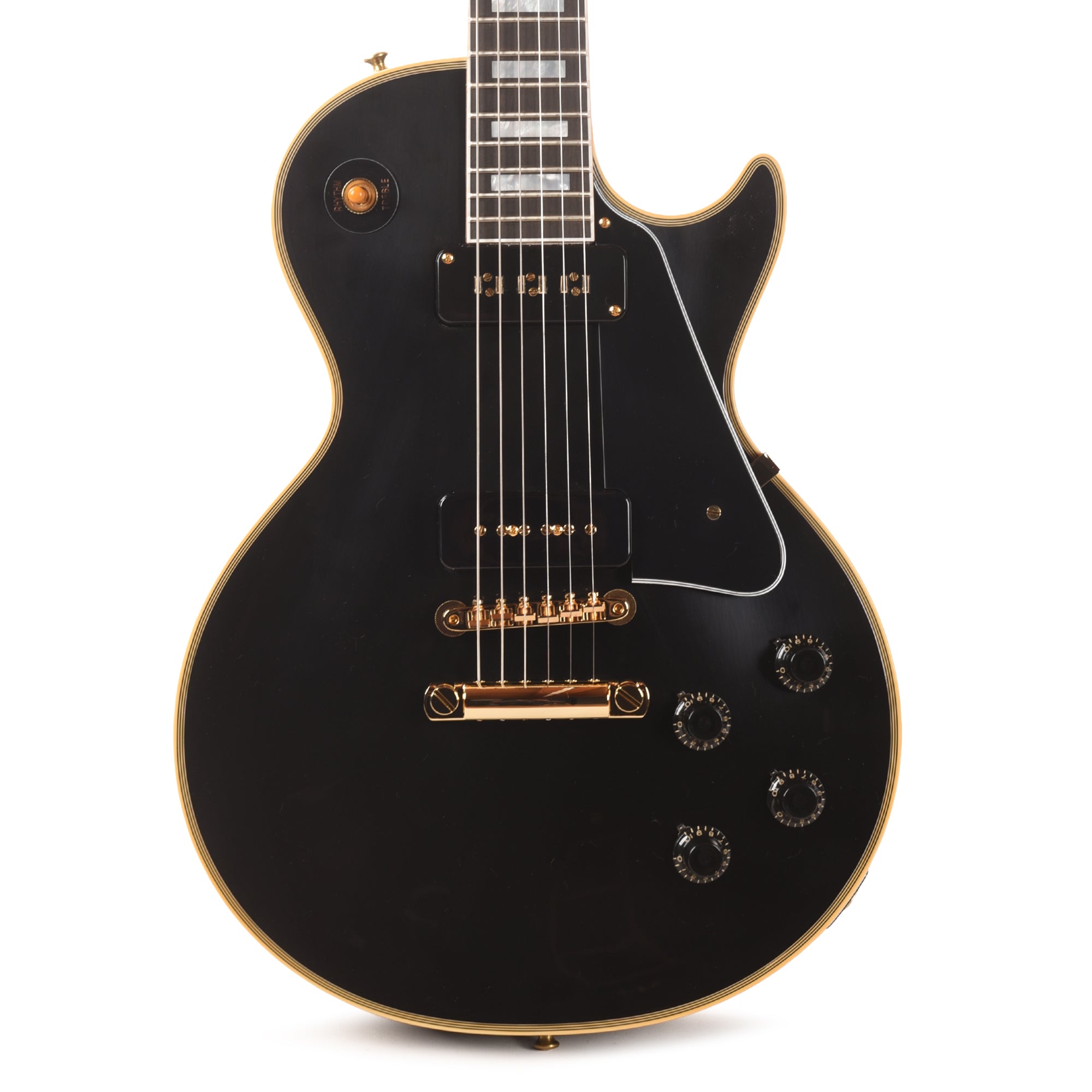 Gibson Custom Shop 1954 Les Paul Custom Staple Pickup Reissue Ebony VO ...