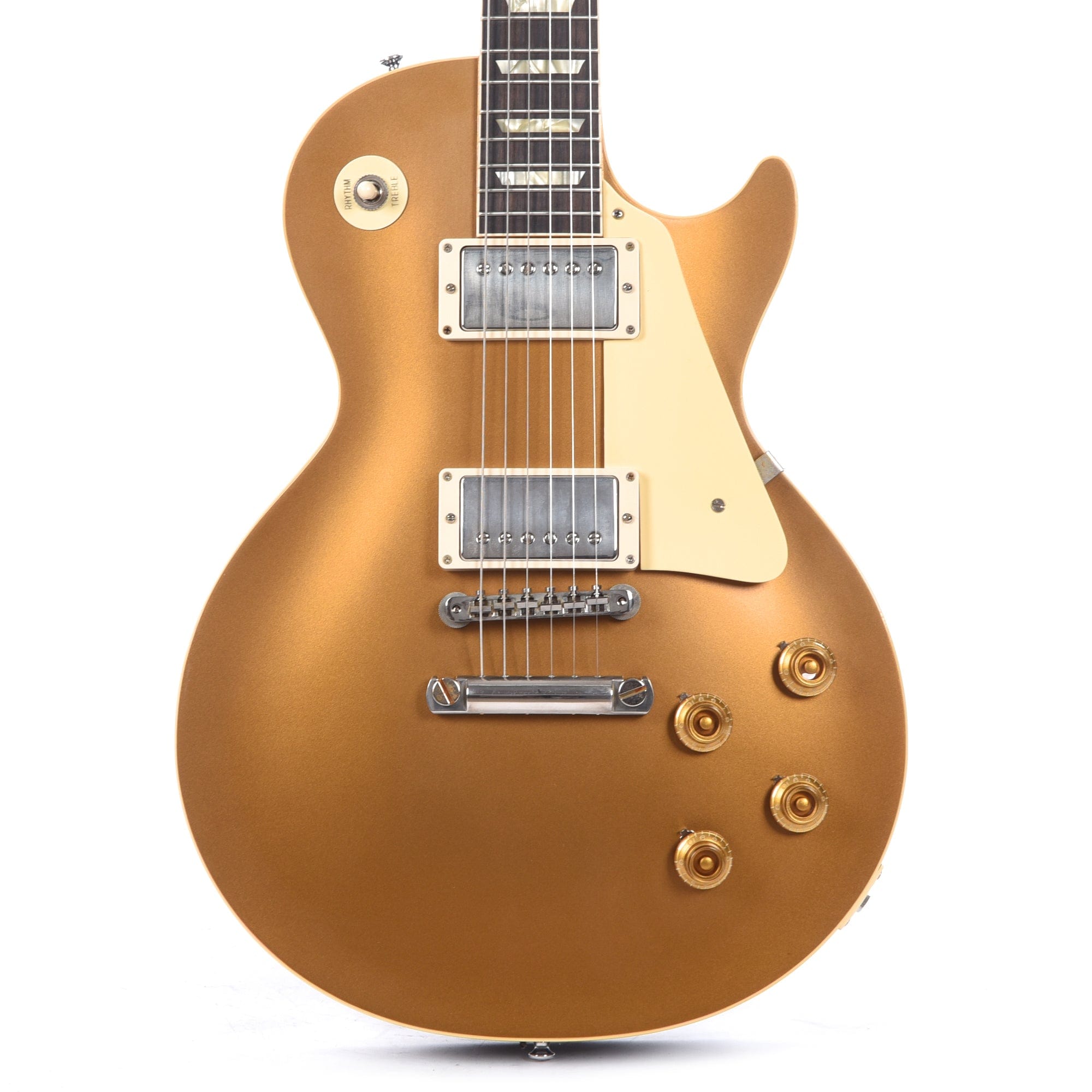 Gibson Custom Shop 1957 Les Paul Goldtop Darkback Reissue Double Gold ...
