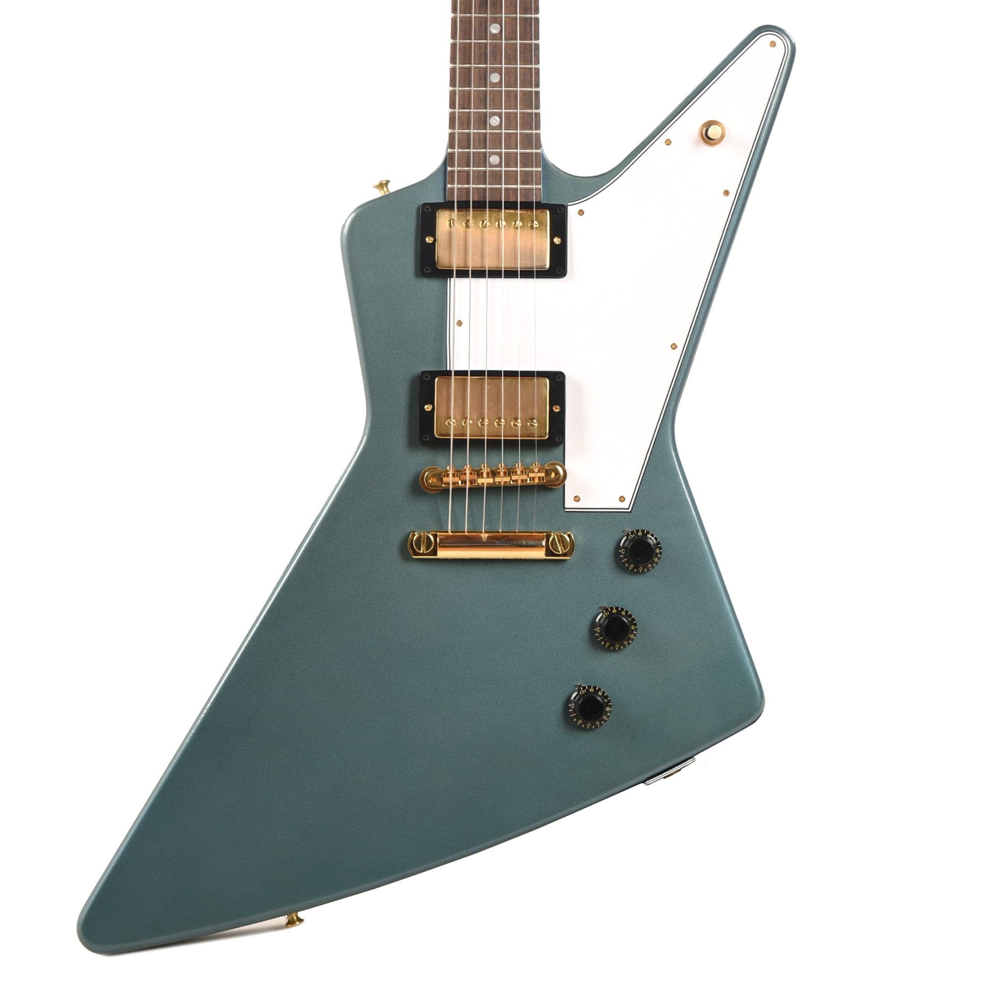Gibson Custom Shop 1958 Korina Explorer Antique Pelham Blue VOS w/Whit ...