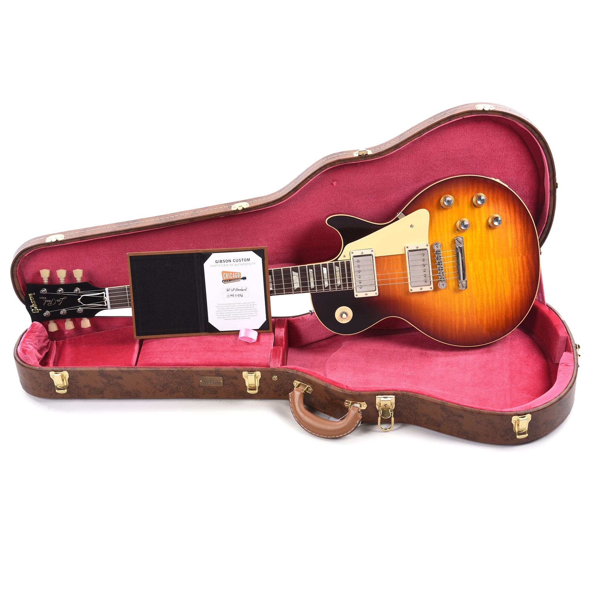 Gibson Custom Shop 1960 Les Paul Standard "CME Spec" Washed Bourbon Bu ...