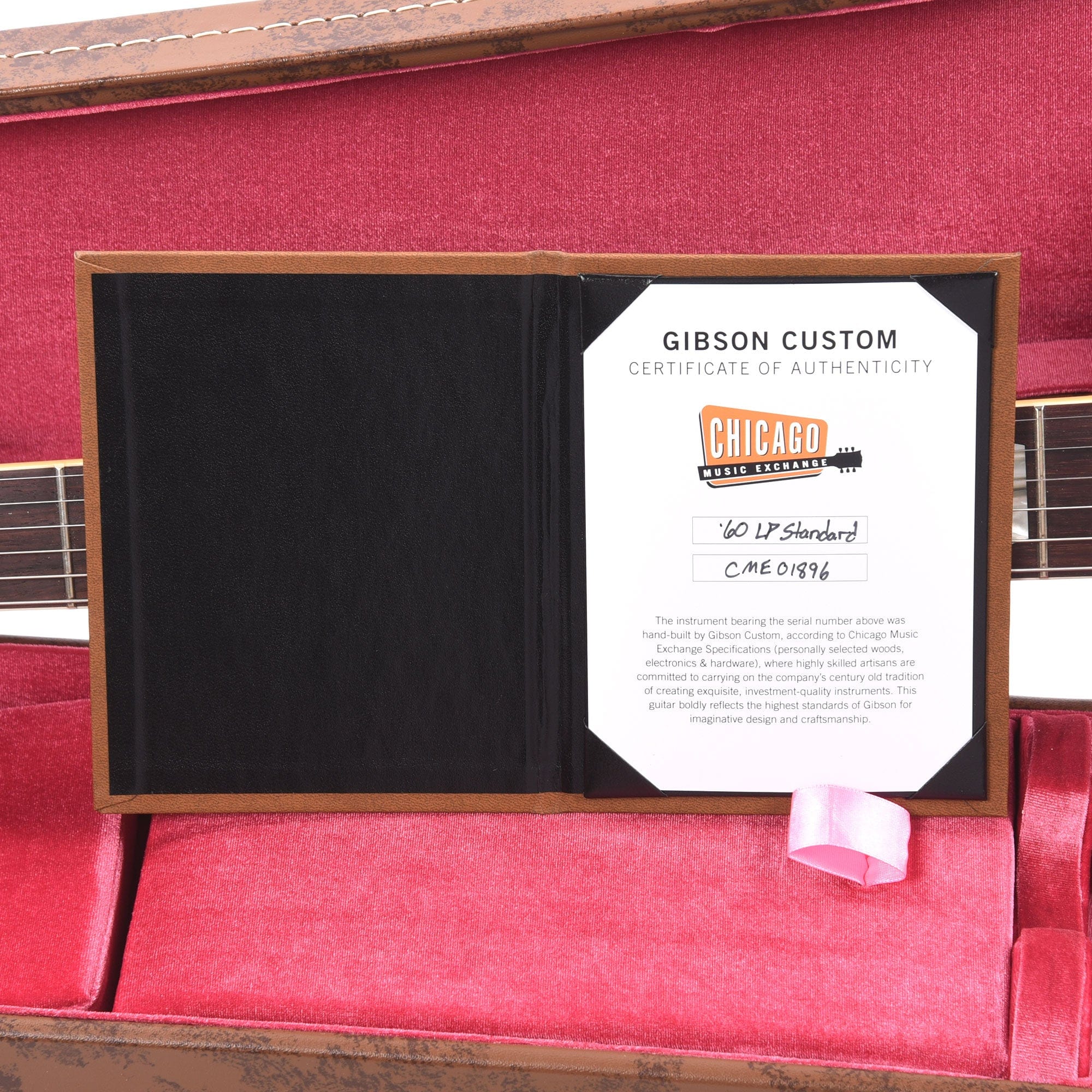 Gibson Custom Shop 1960 Les Paul Standard "CME Spec" Washed Bourbon Bu ...