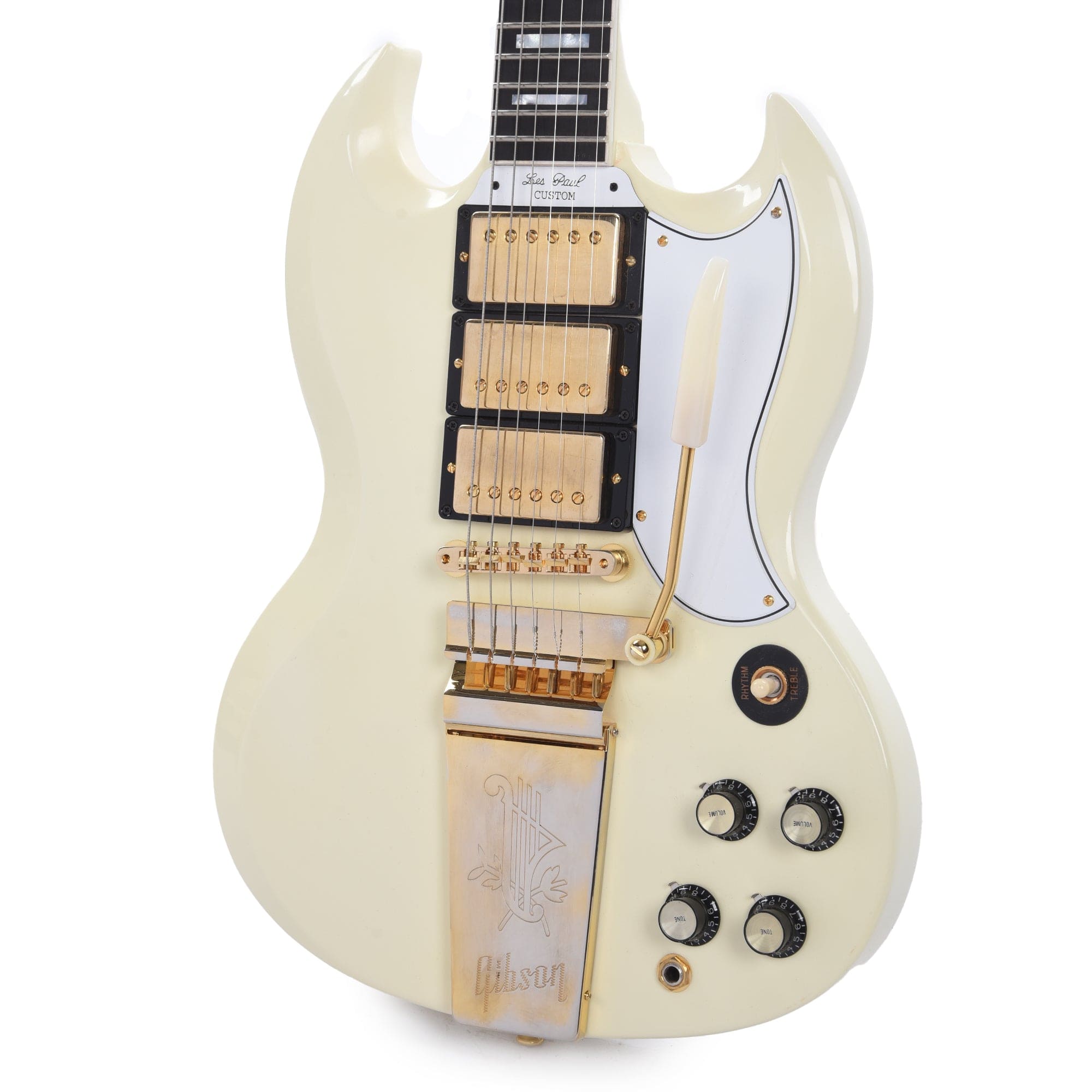 Gibson Custom Shop 1963 Les Paul SG Custom Reissue w/Maestro Classic W ...