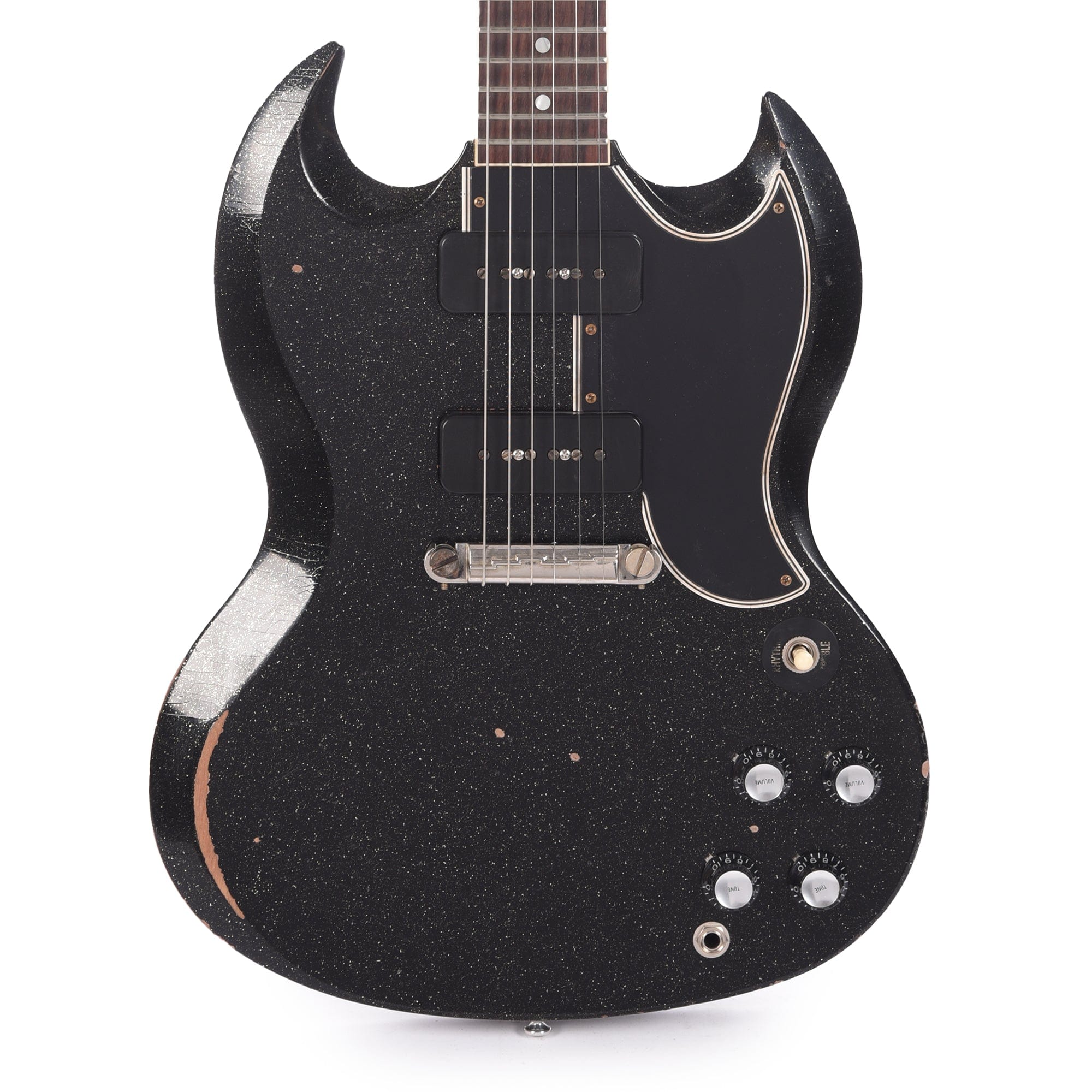 Gibson Custom Shop 1963 SG Special Reissue Antique Black Sparkle Murph ...
