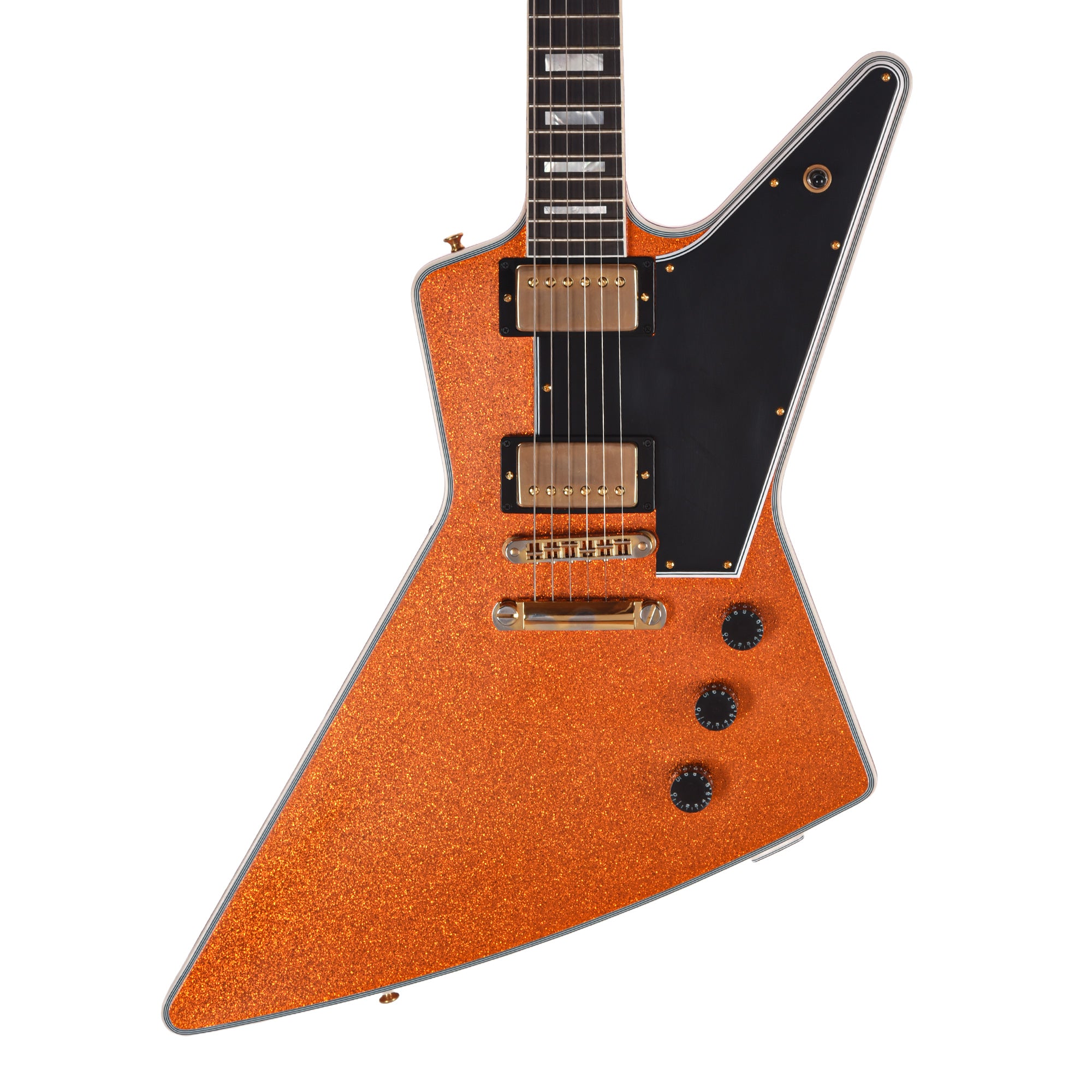 Gibson Custom Shop Explorer Custom "CME Spec" Orange Sparkle VOS w/Sti ...