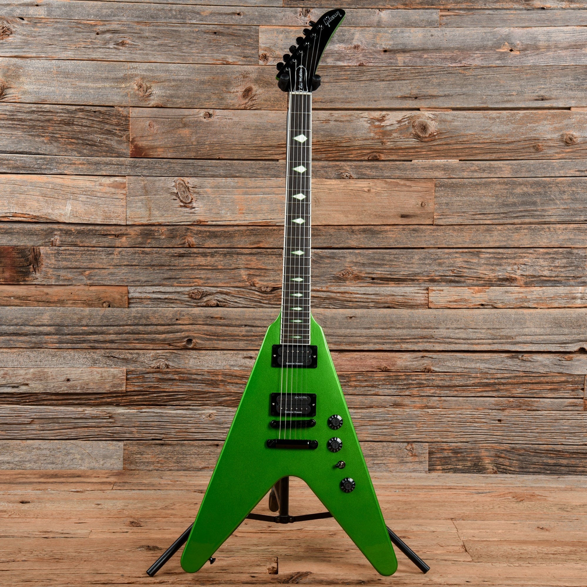 Gibson Dave Mustaine Signature "Rust in Peace" Flying V EXP Alien Tech ...