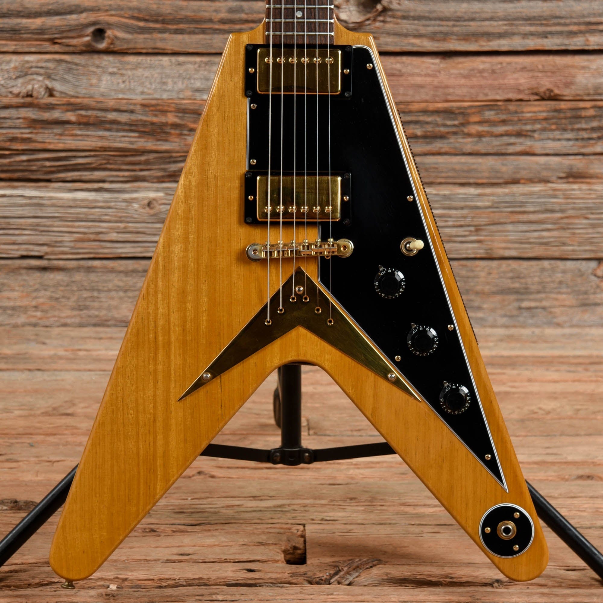 Gibson Heritage Flying V Korina Natural 1982 – Chicago Music Exchange