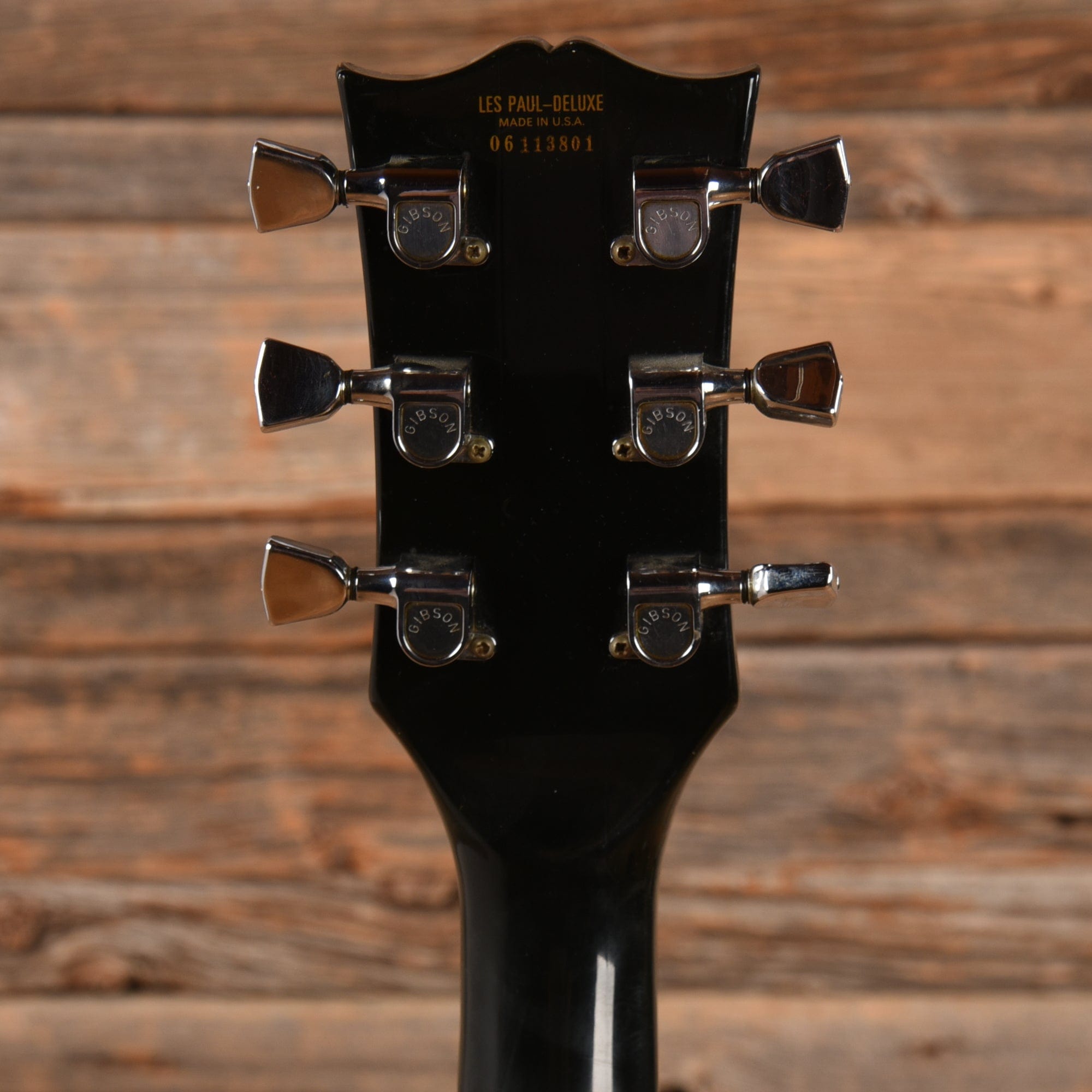 Gibson Les Paul Pro Deluxe Black 1977 – Chicago Music Exchange