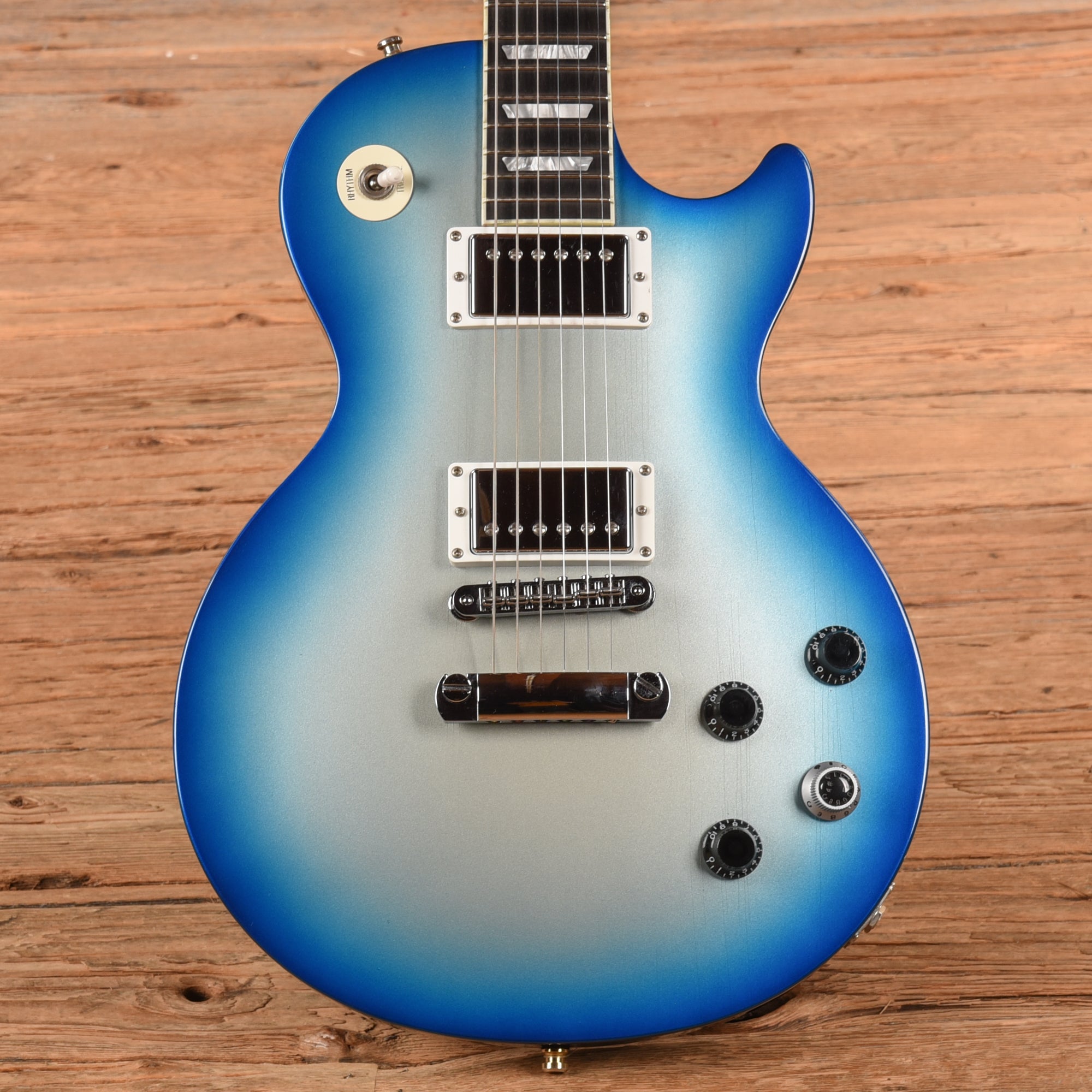 Gibson Les Paul Robot Blue Burst 2007 – Chicago Music Exchange