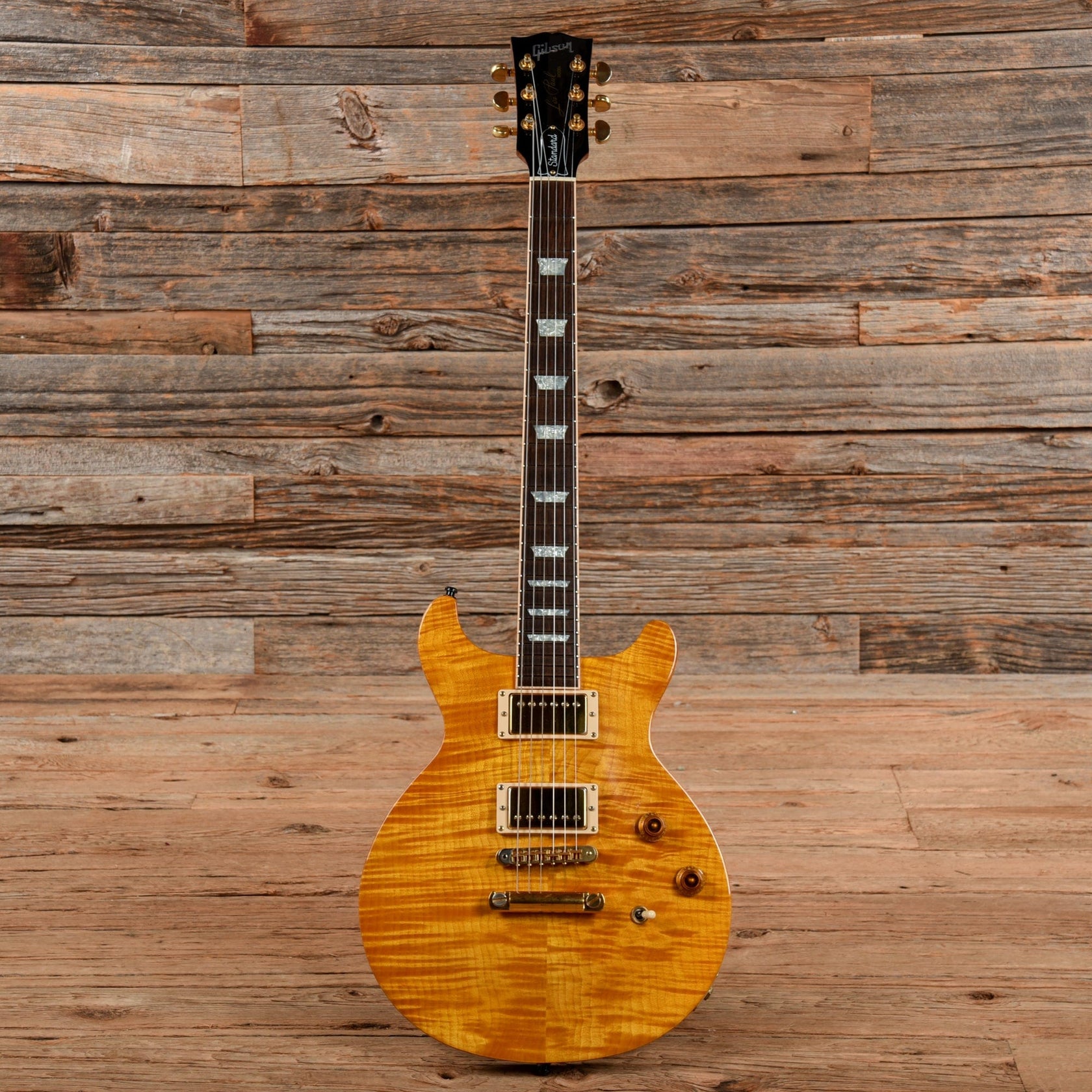 Gibson Les Paul Standard Double Cutaway Plus Amber 2003 – Chicago Music ...