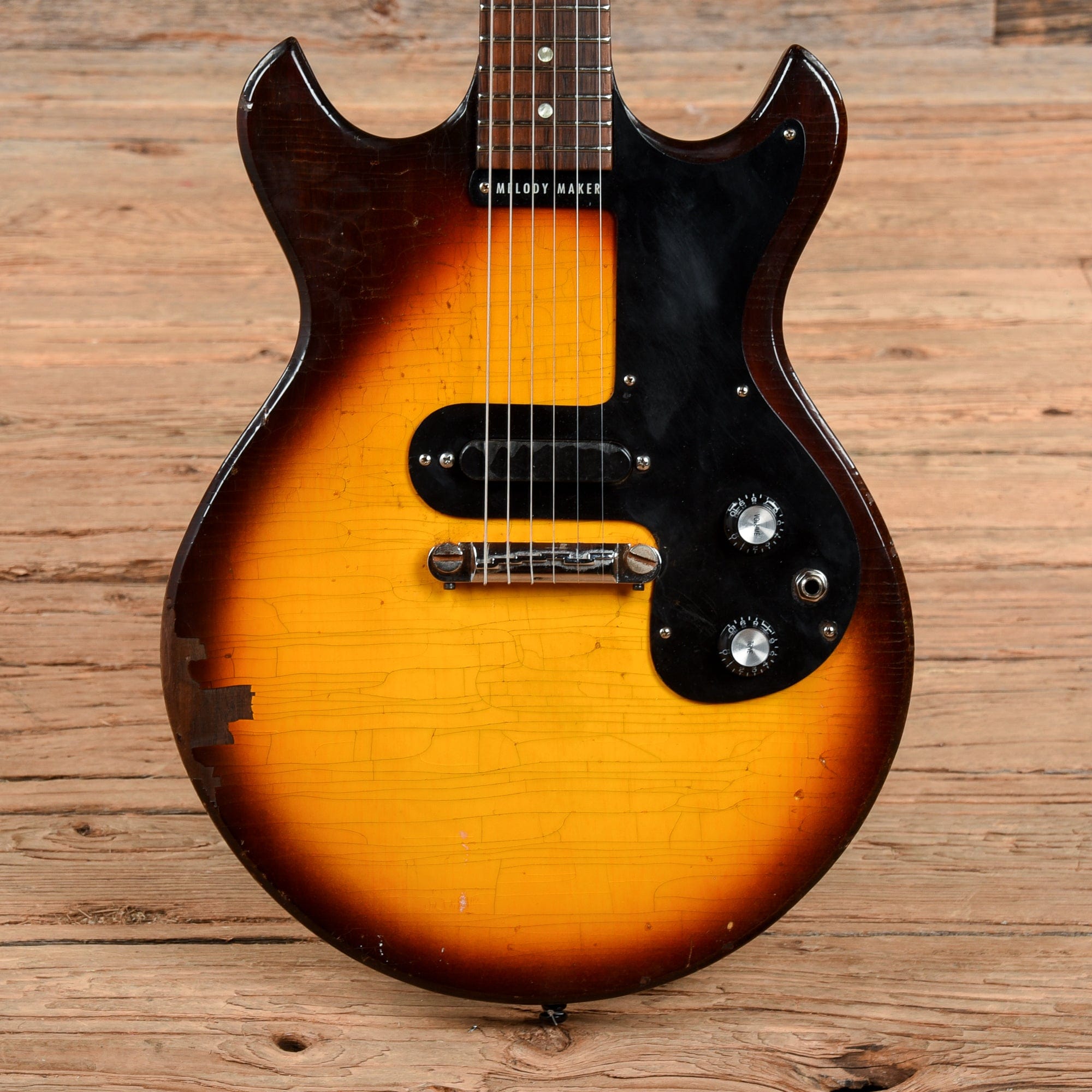1964 Gibson Melody Maker Sunburst Rumble Seat Music