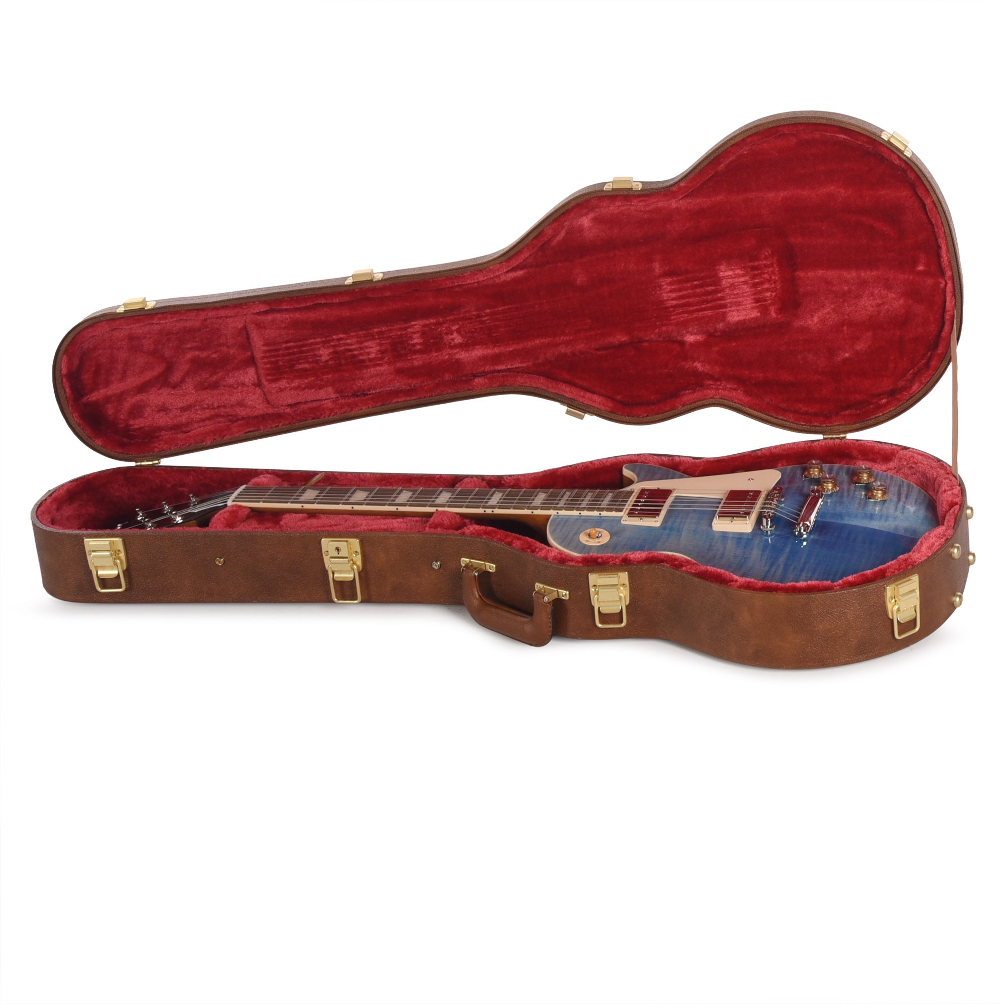 Gibson Original Les Paul Standard '60s Figured Top Ocean Blue – Chicago ...