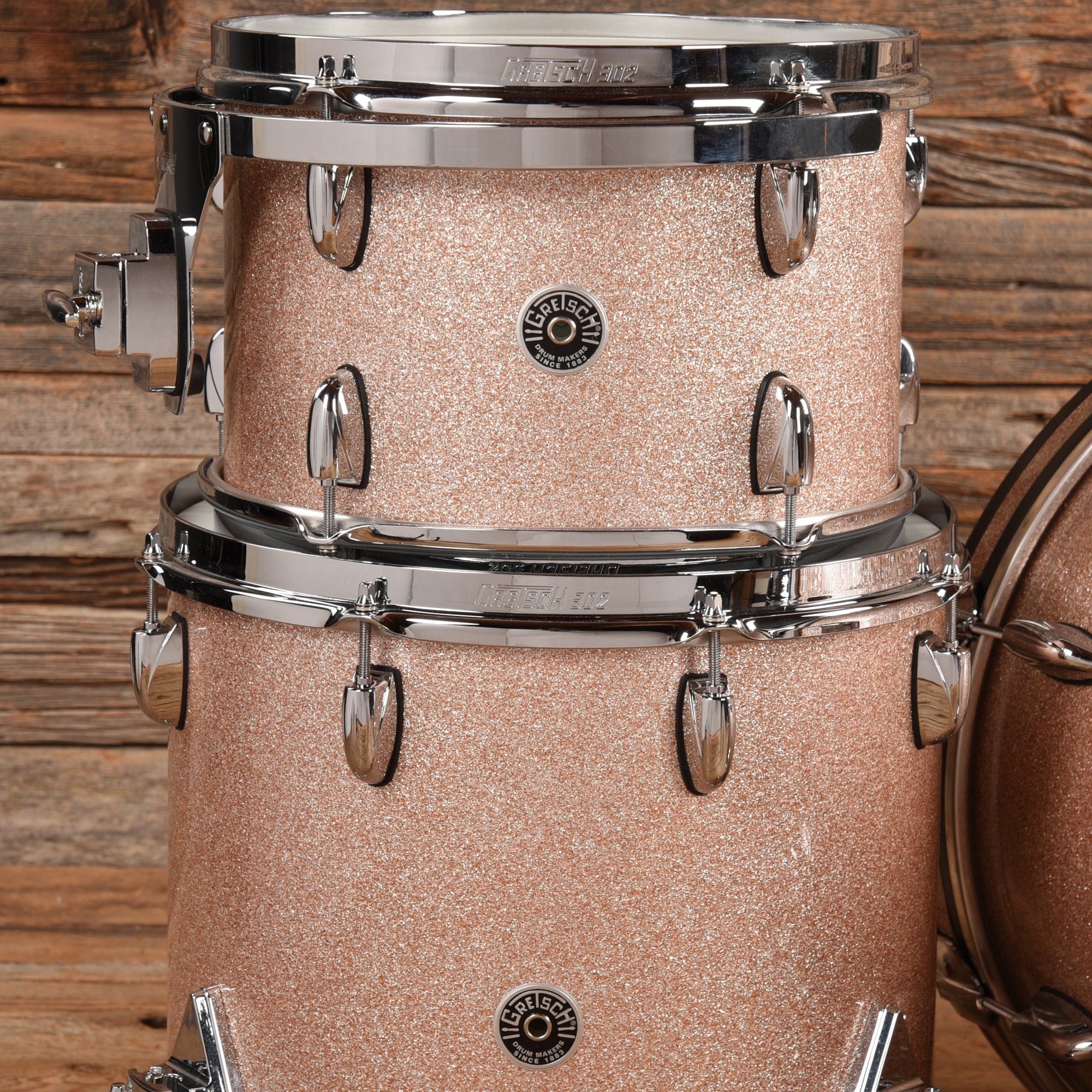 Gretsch Drums Brooklyn 12/14/18 3pc. Drum Kit Champaign Sparkle ...